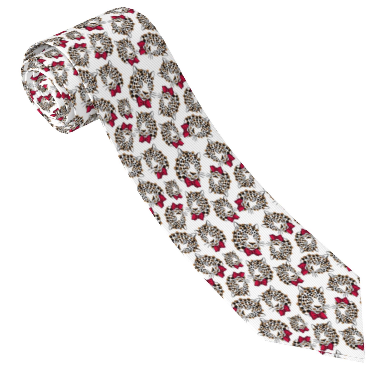Ties for Men - trendy leopard bow tie cute Soft Comfort Mens Tie with ...