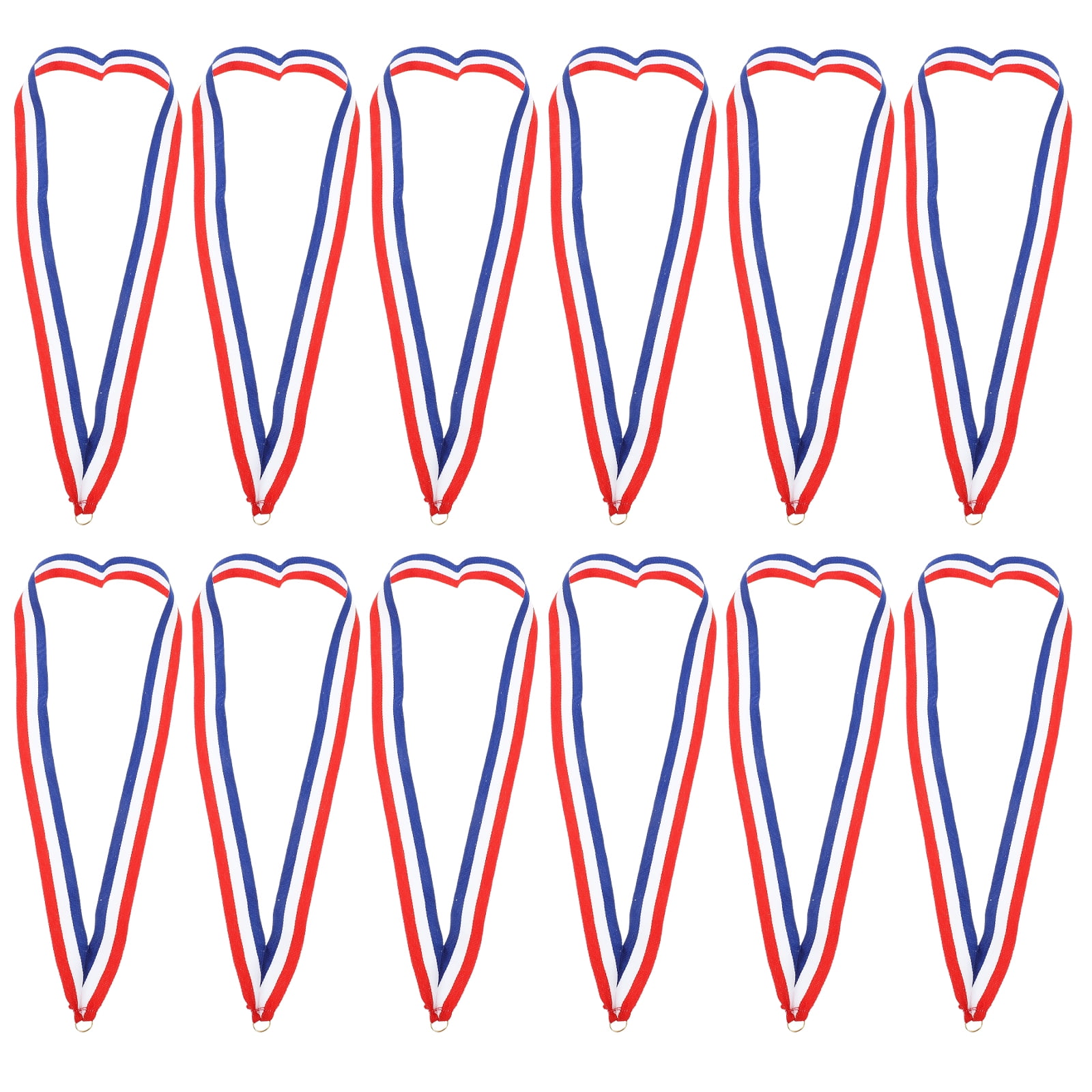 Ties Triangle Hook Ribbon Medal Lanyard Ribbons Documents 12 Pcs ...