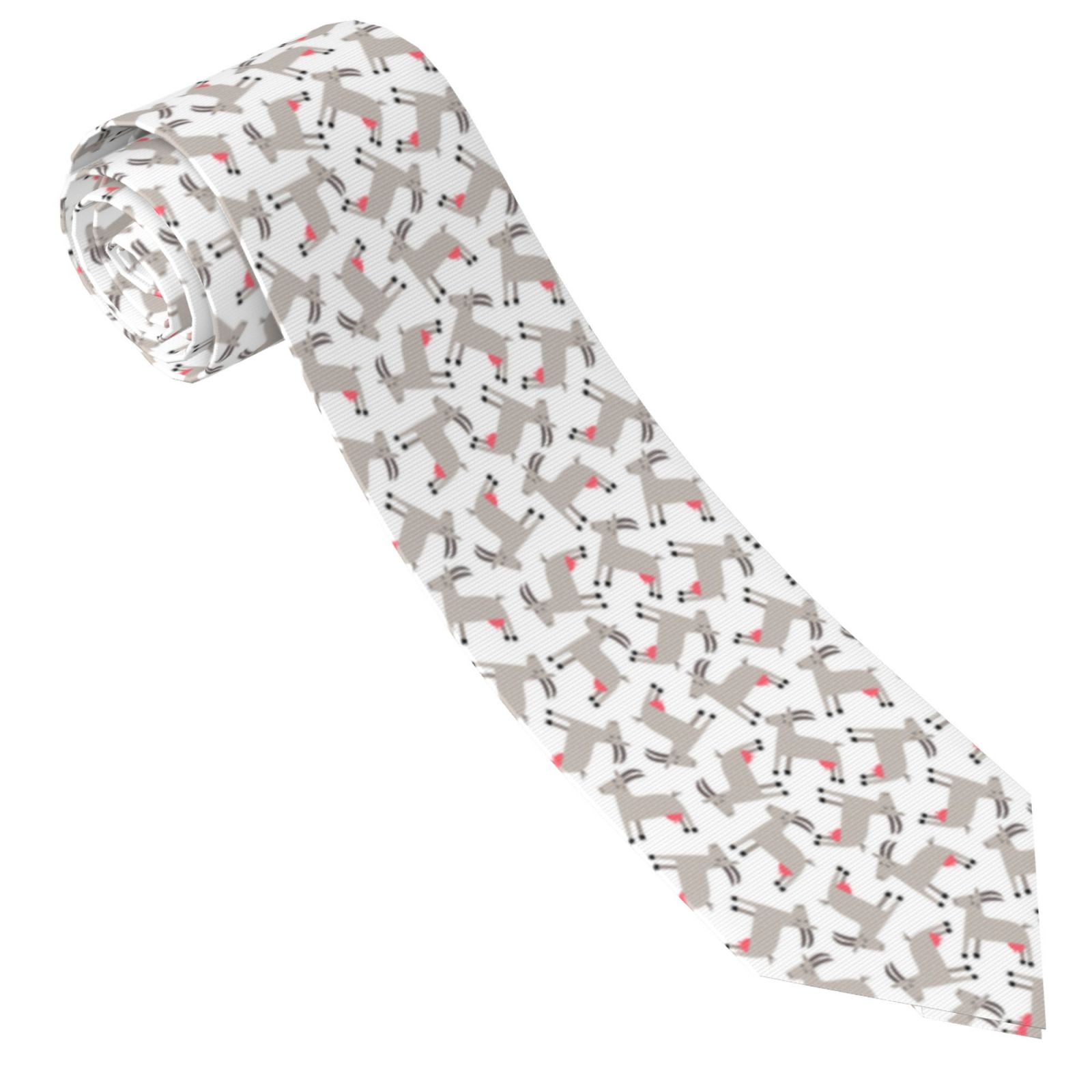 Ties for Men - Abstract Cartoon Cute Goat_A Formal Necktie Mens Ties ...