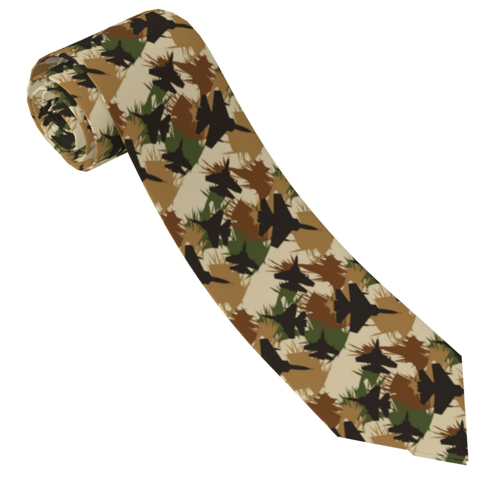 Ties for Men - Aircraft Camouflage Mens Ties Neck Ties Mens, Classic ...