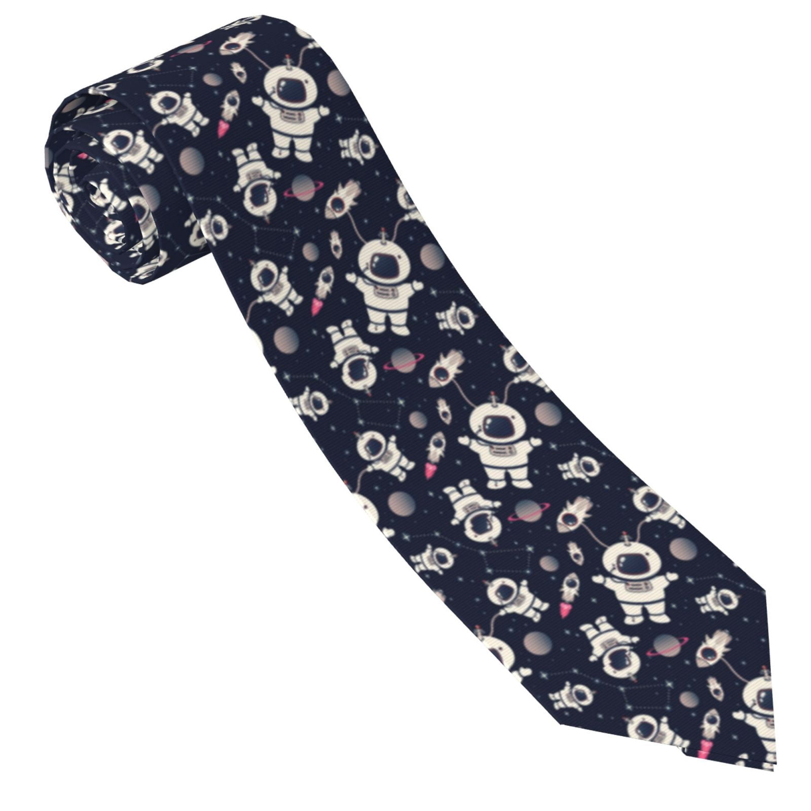 Ties for Men - Cartoon Spaceship Mens Ties Neck Ties Mens, Classic ...