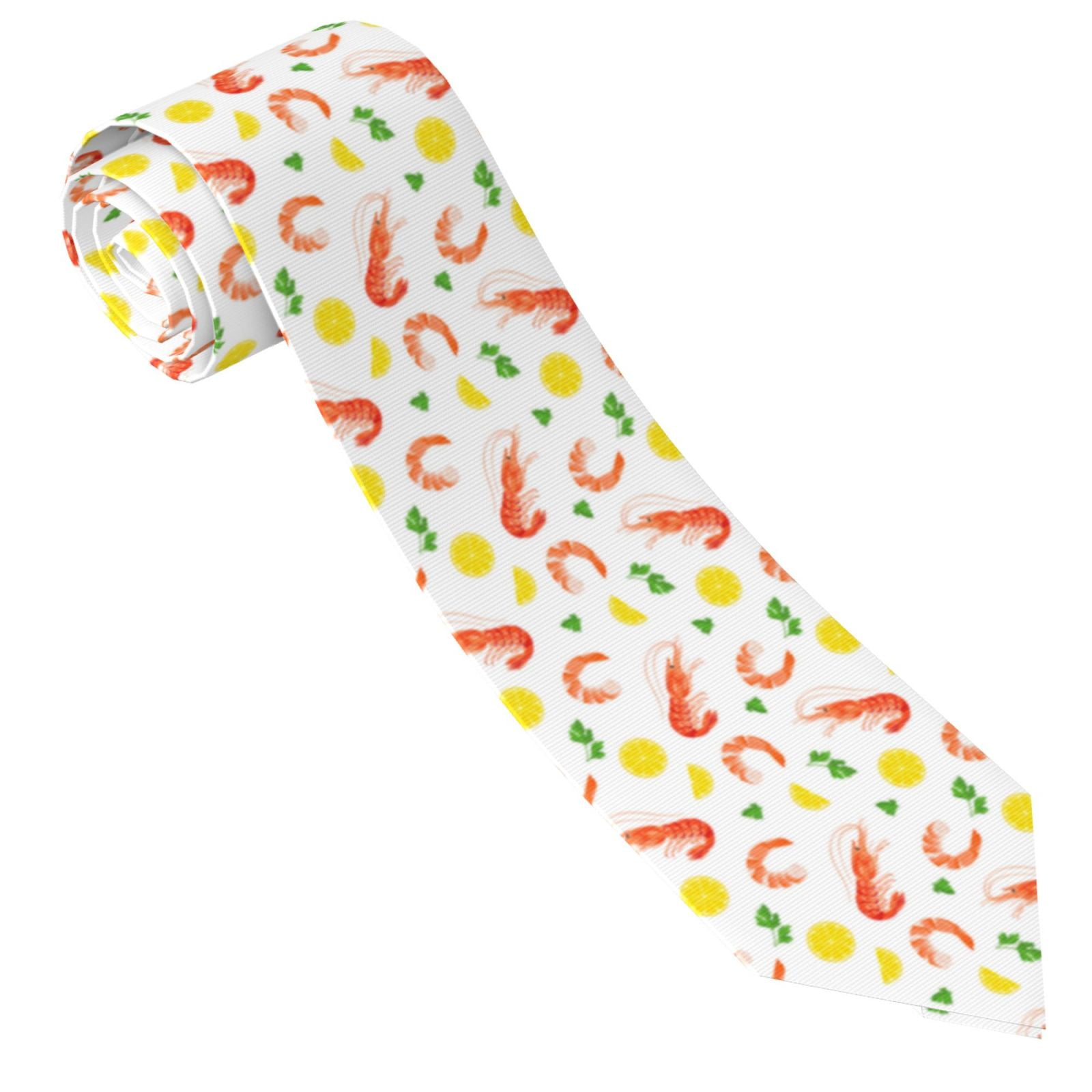 Ties for Men, Cilantro Shrimp Lemon Mens Ties Neck Ties Mens, Classic ...