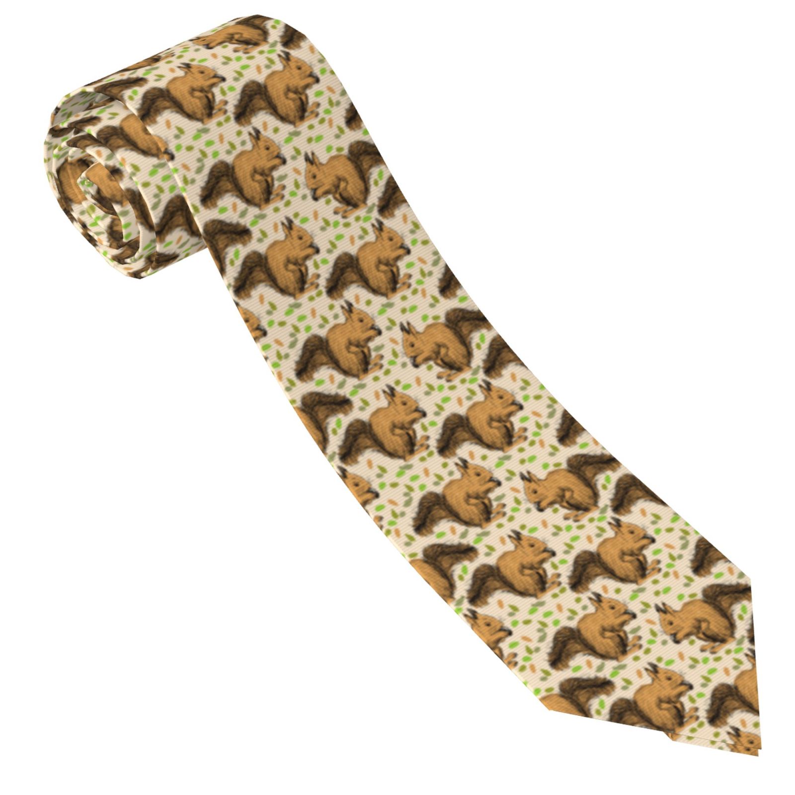 Ties for Men Classic Cute Cartoon Squirrel Classic Formal Men's ...