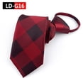 Ties for Men, Classic Woven Silk Zip Necktie Pre-tied Paisley Various ...
