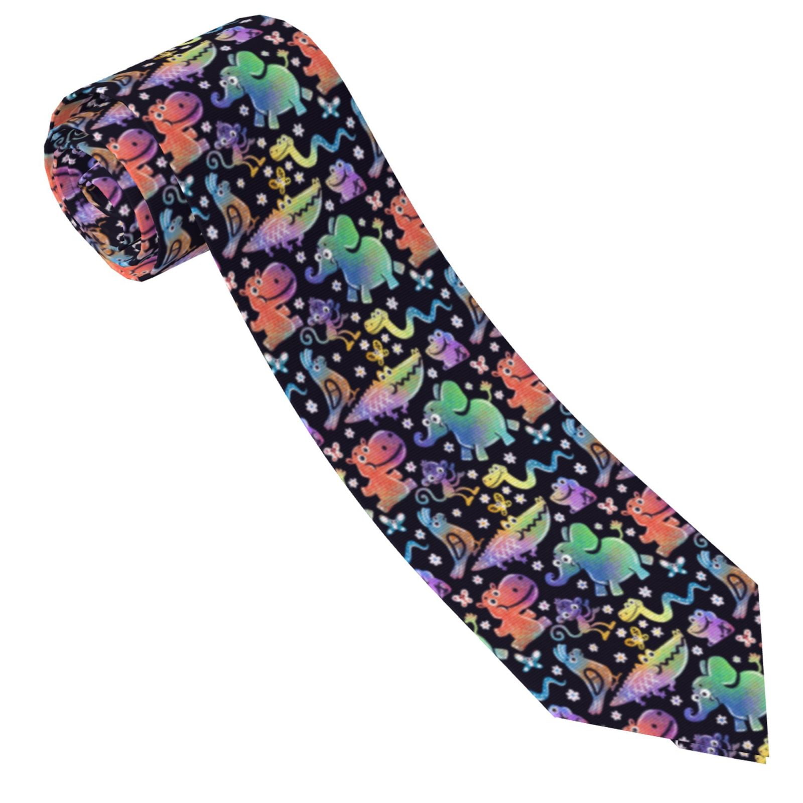 Ties for Men - Colorful Animals Mens Ties Neck Ties Mens, Classic ...