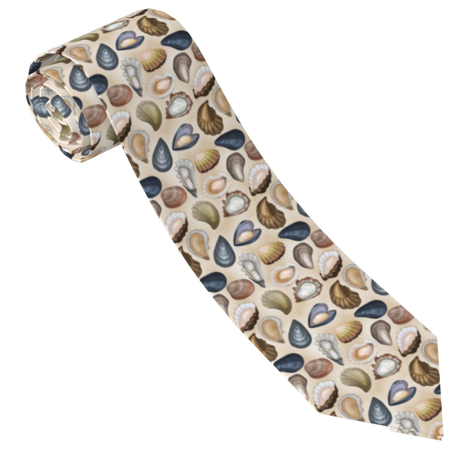 Ties for Men - Conch Shells Print No.9069 Mens Ties Neck Ties Mens, Classic Formal Men's ...