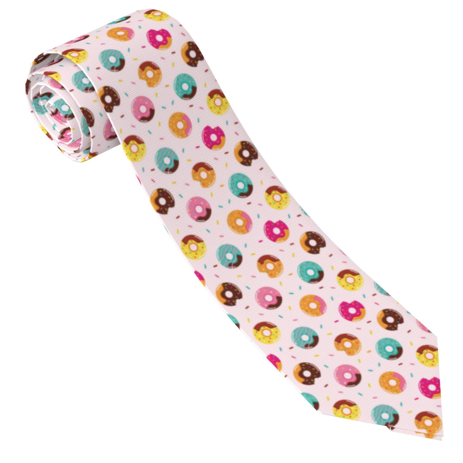 Ties for Men - Cute Cartoon Mini Donut Mens Ties Neck Ties Mens ...