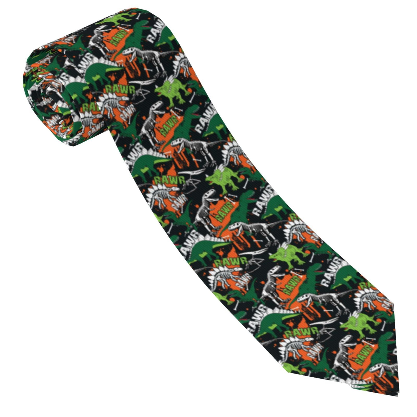 Ties for Men - Dinosaur Skeleton Mens Ties Neck Ties Mens, Classic ...