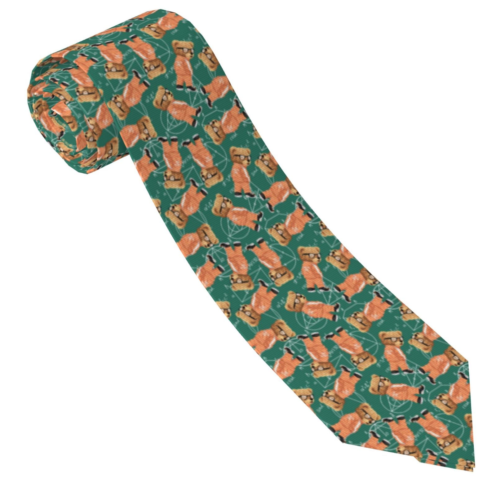 Ties for Men - math formula Bear Mens Ties Neck Ties Mens, Classic ...