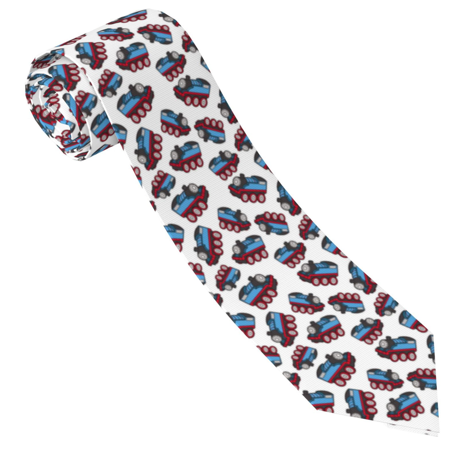 Ties for Men - red Train Pattern blue Mens Ties Neck Ties Mens, Classic ...