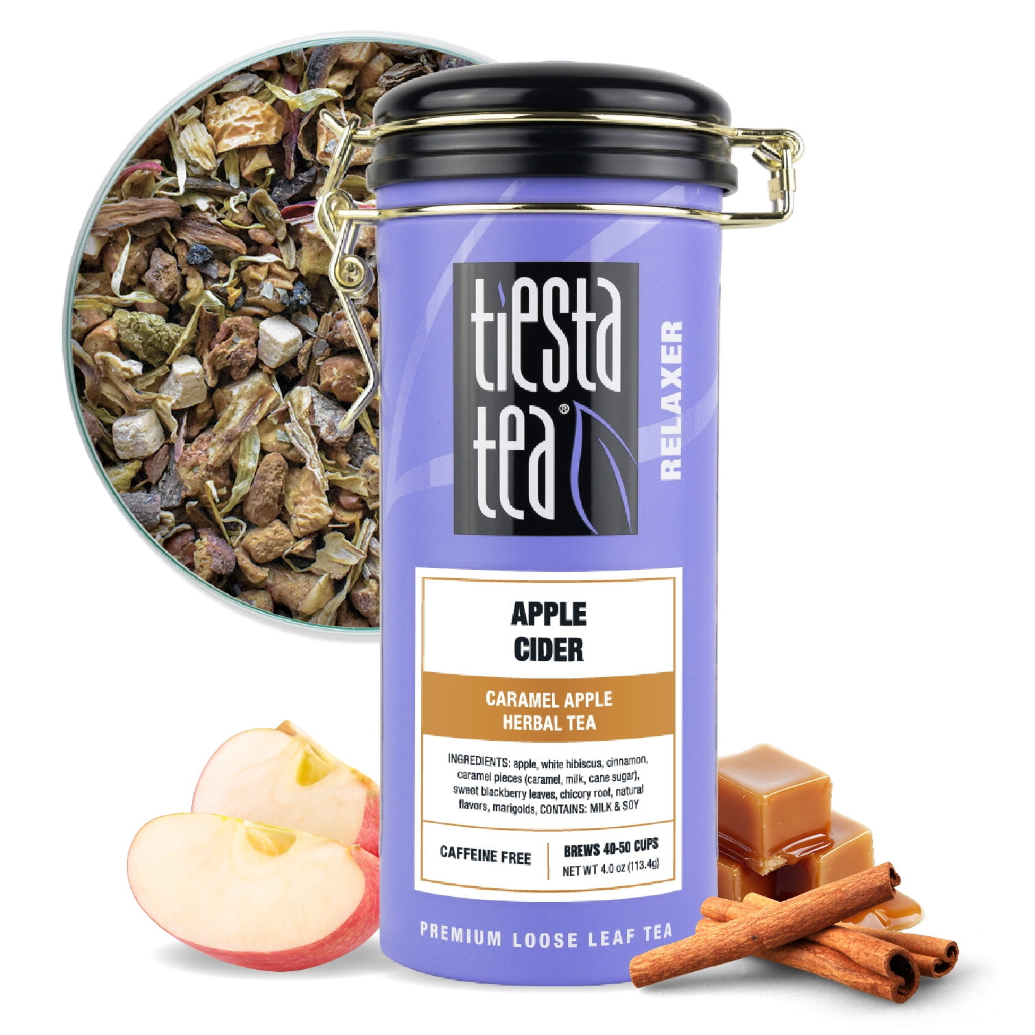Tiesta Tea - Apple Cider - Caramel Apple Herbal Tea - Loose Leaf Tea ...