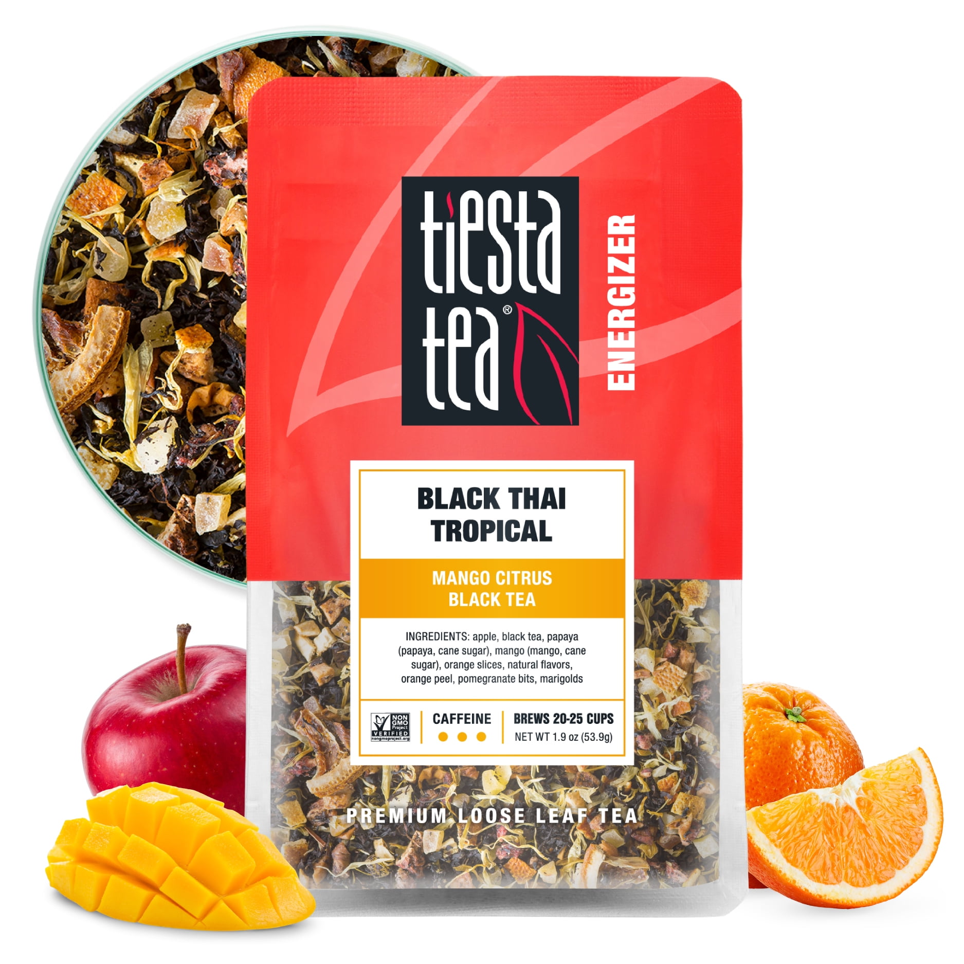 Tiesta Tea - Black Thai Tropical, Energizer Loose Leaf Black Tea, High ...