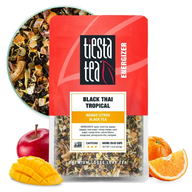 Tiesta Tea - Black Thai Tropical, Energizer Loose Leaf Black Tea, High ...