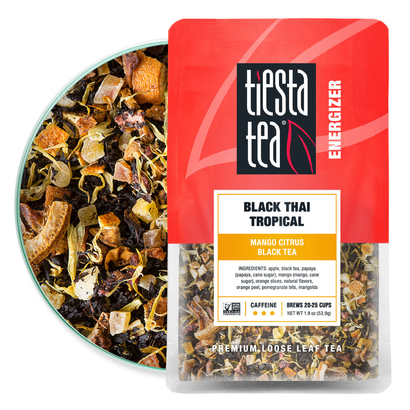 Tiesta Tea - Black Thai Tropical, Energizer Loose Leaf Black Tea, High ...