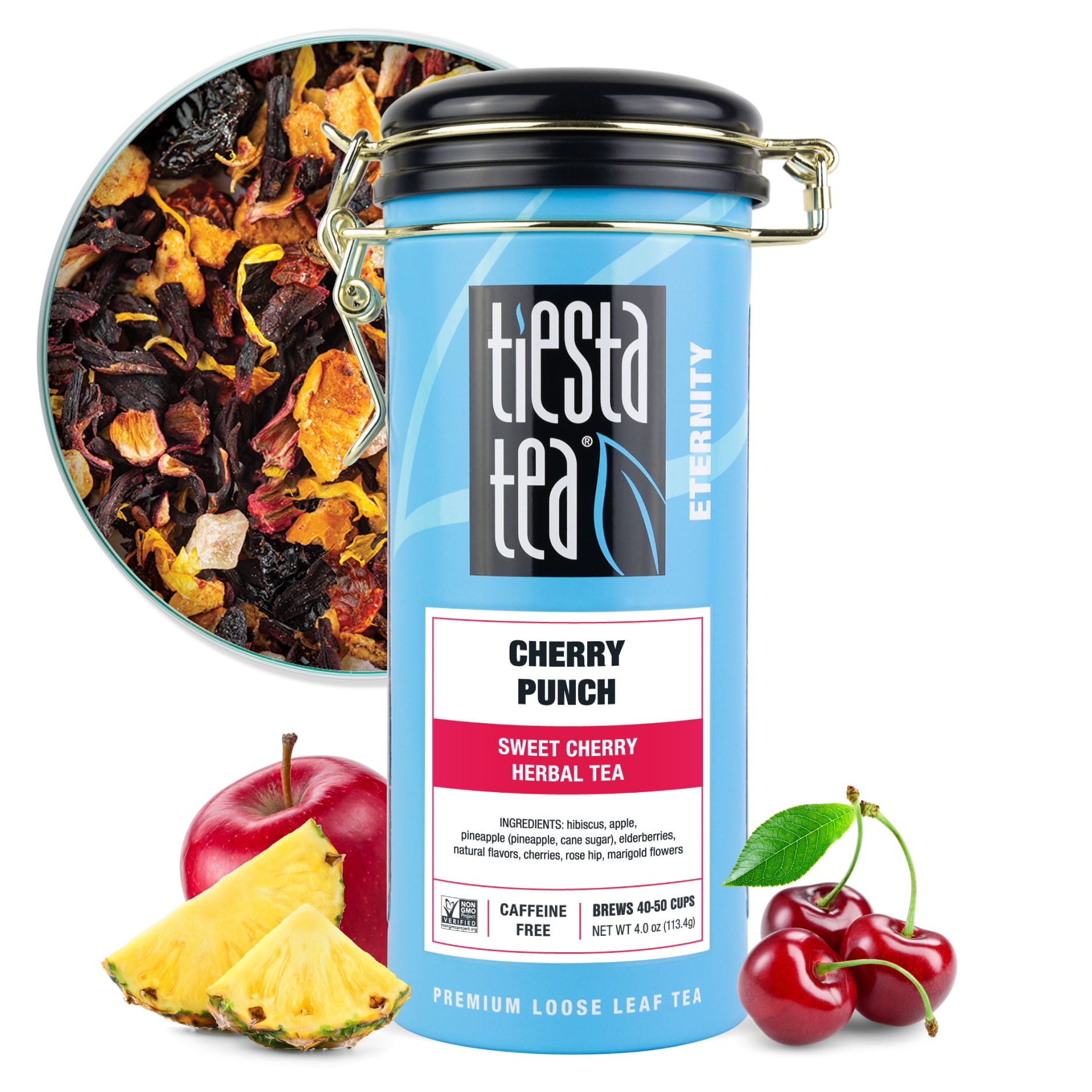 Tiesta Tea - Cherry Punch, Eternity Loose Leaf Herbal Tea, Premium ...