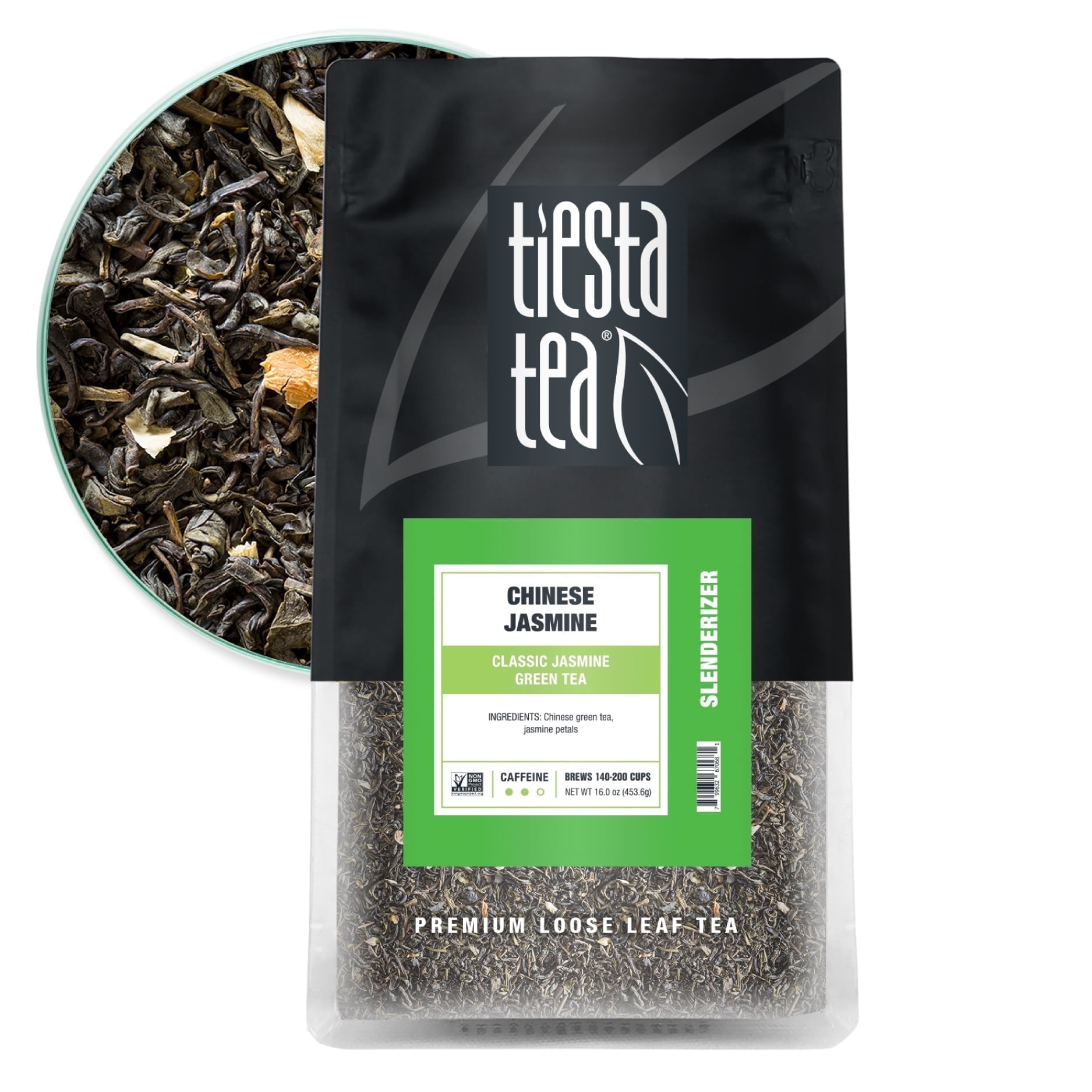 Tiesta Tea - Chinese Jasmine, Slenderizer Loose Leaf Green Tea, Classic ...