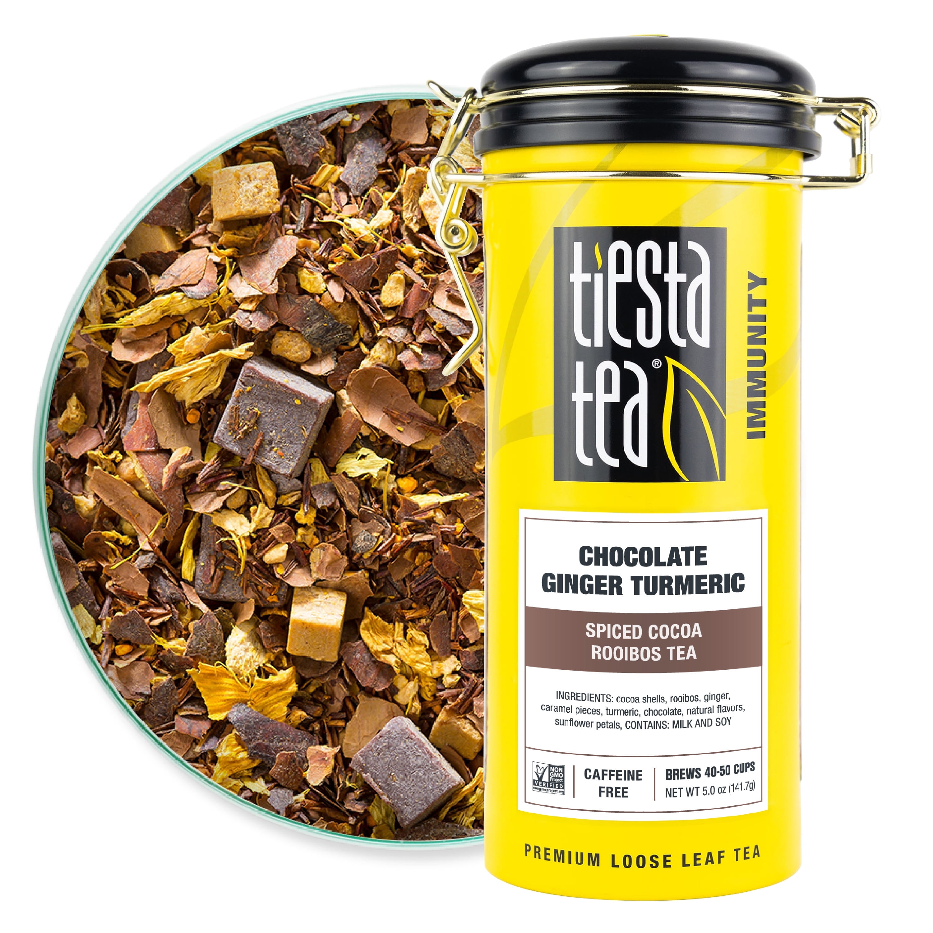Tiesta Tea - Chocolate Ginger Turmeric, Immunity Loose Leaf Herbal Tea ...