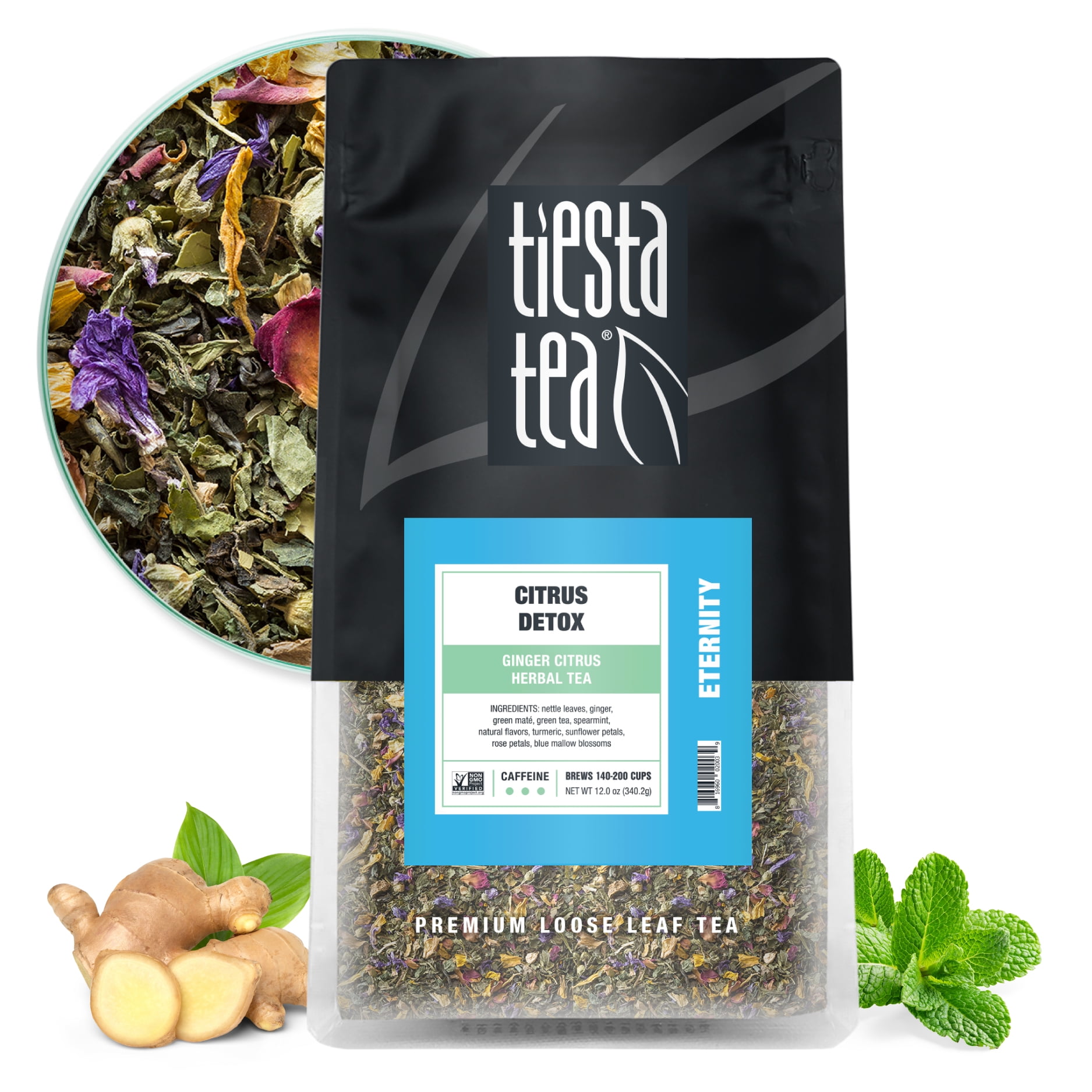 Tiesta Tea - Citrus Detox, Eternity Loose Leaf Herbal Tea, Low Caffeine ...