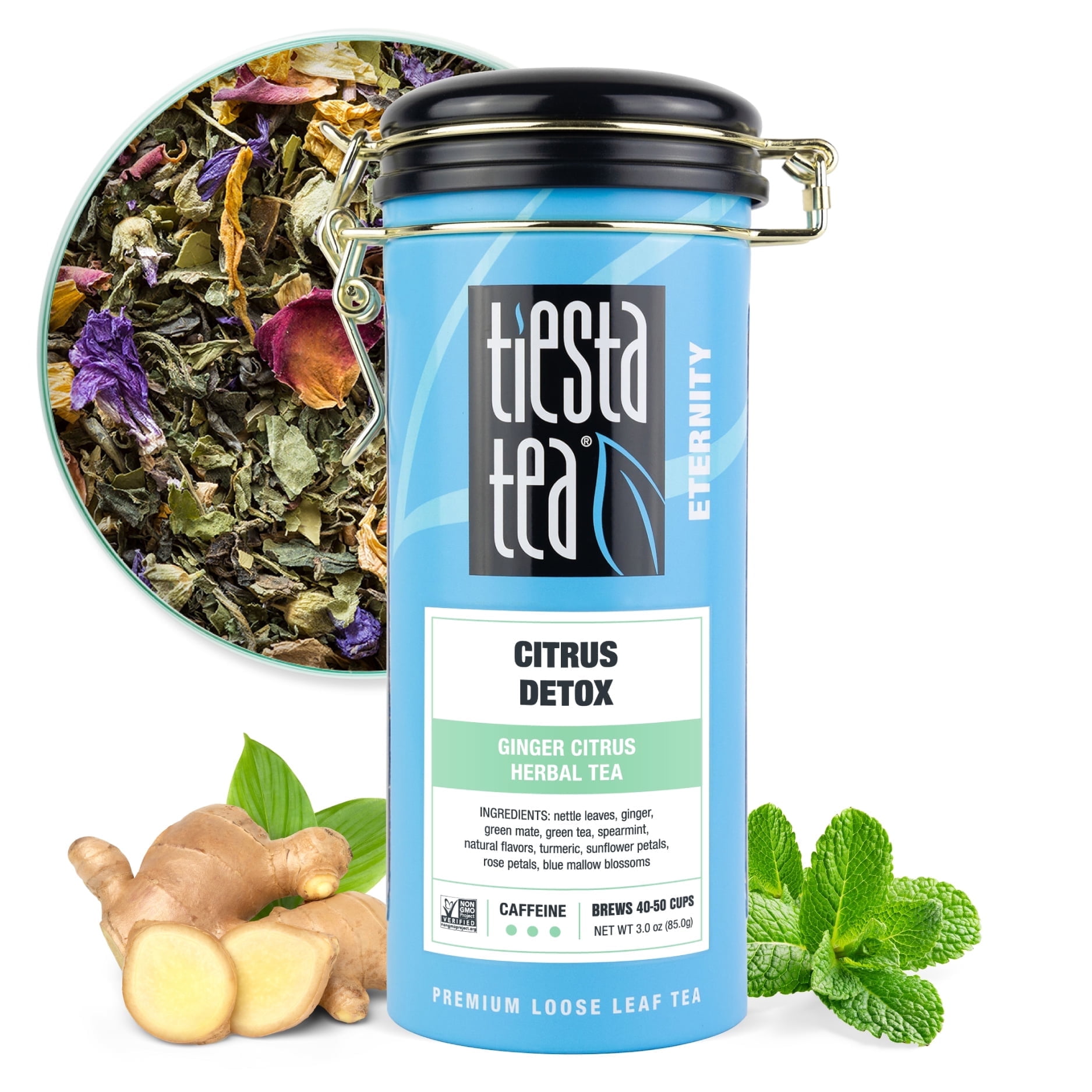Tiesta Tea - Citrus Detox, Eternity Loose Leaf Herbal Tea, Low Caffeine ...