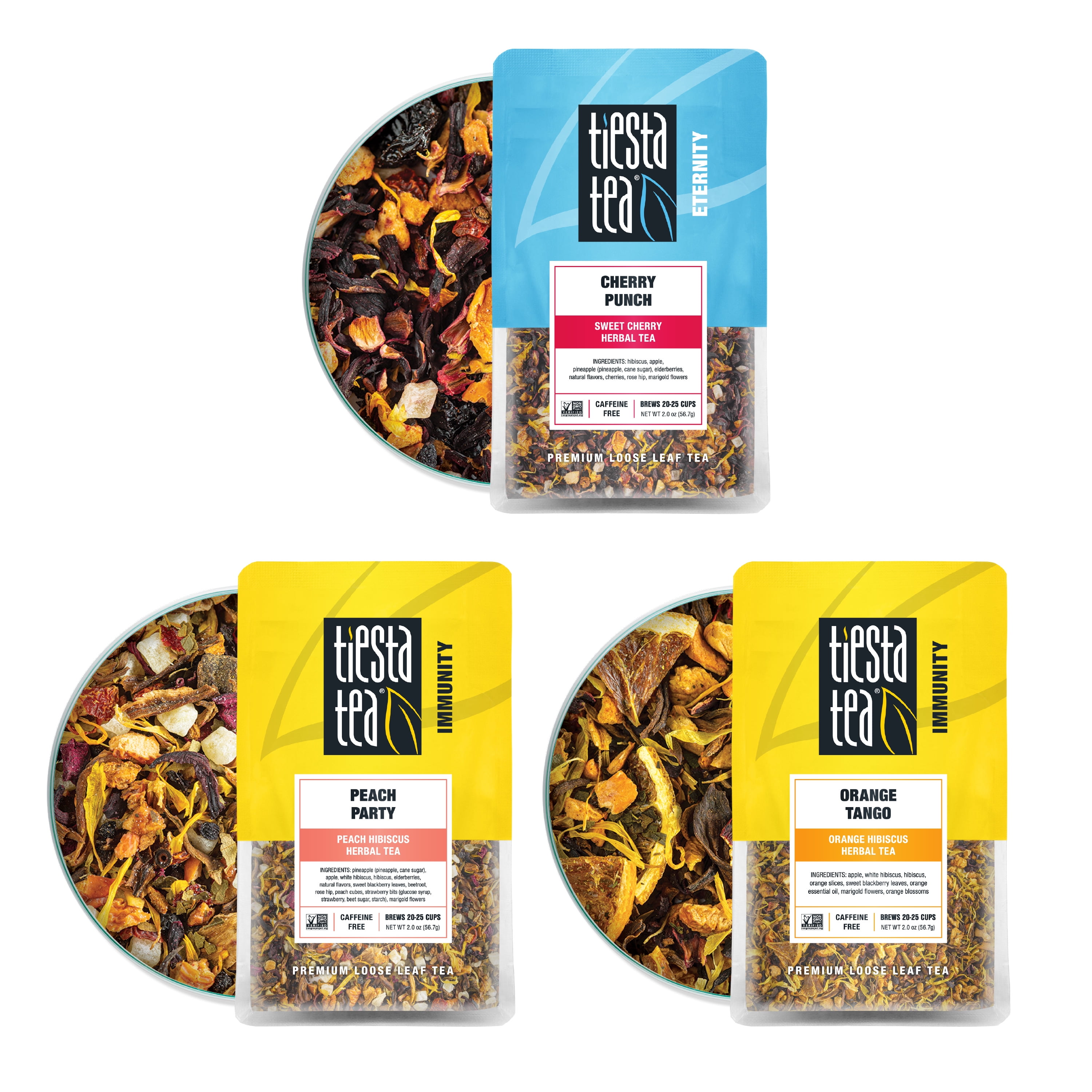 Tiesta Tea - Fruit Frenzy Trio, 3 Exotic Loose Leaf Herbal Tea Blend ...
