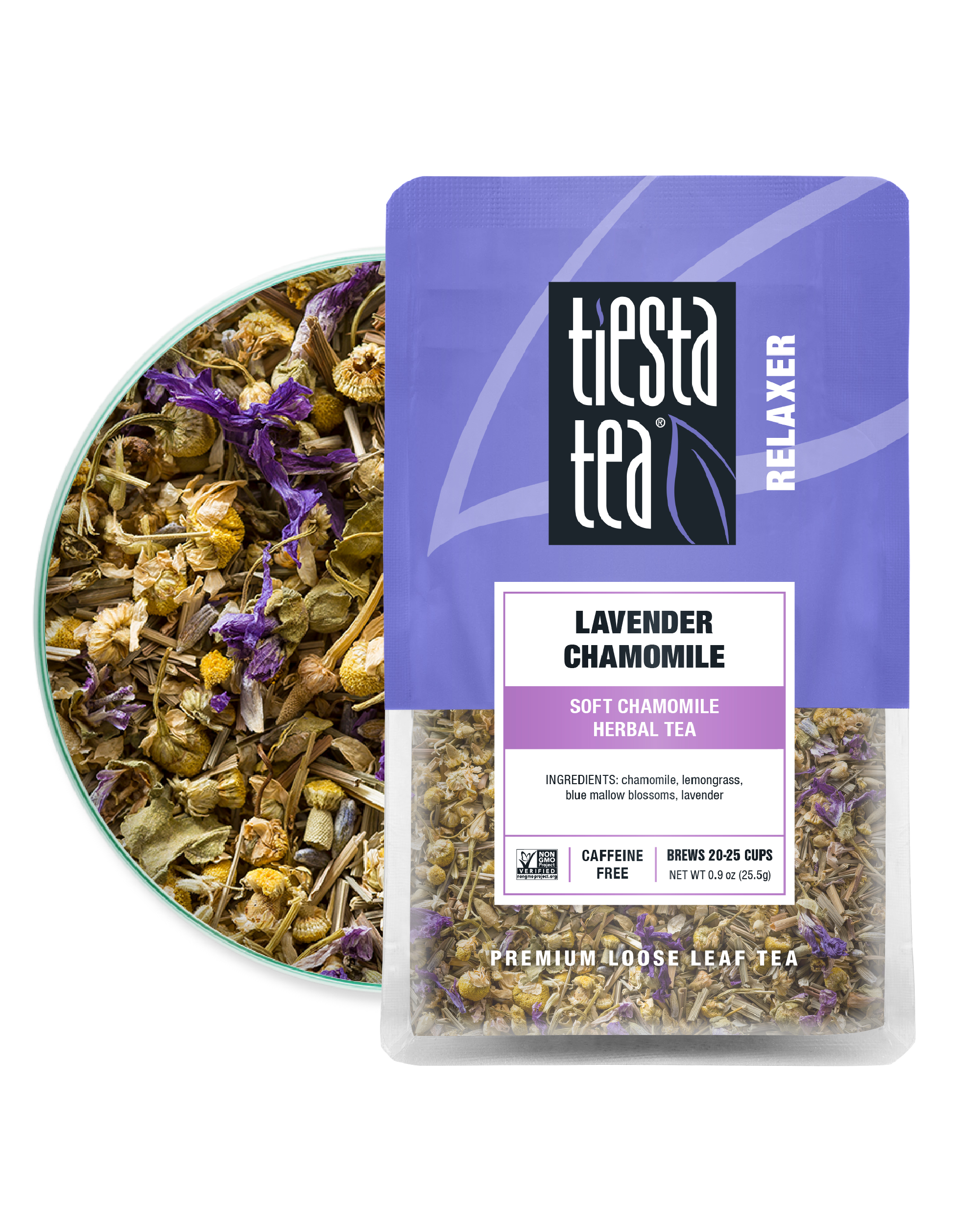 Tiesta Tea - Lavender Chamomile, Relaxer Loose Leaf Herbal Tea ...