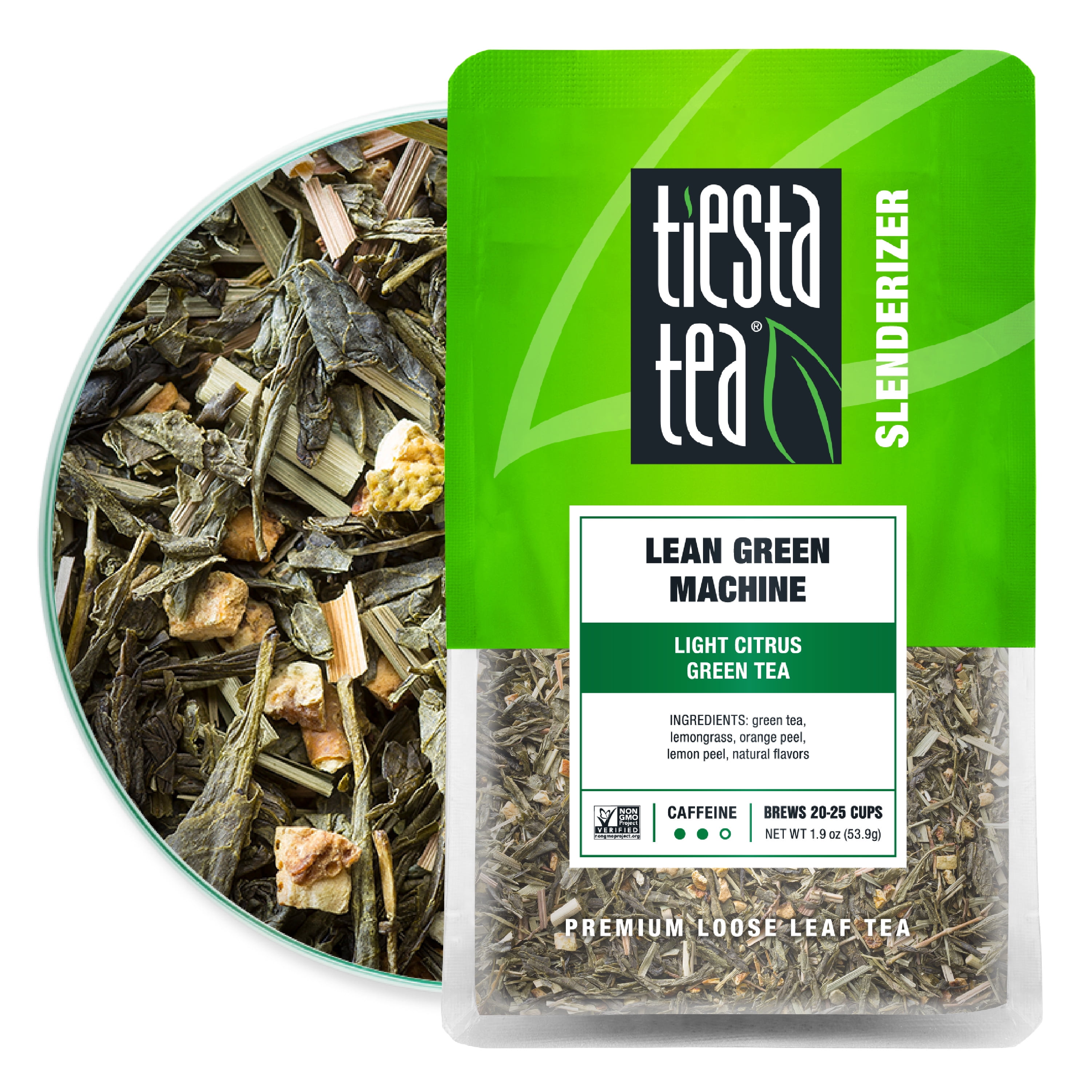Tiesta Tea - Lean Green Machine, Slenderizer Loose Leaf Green Tea, Half ...