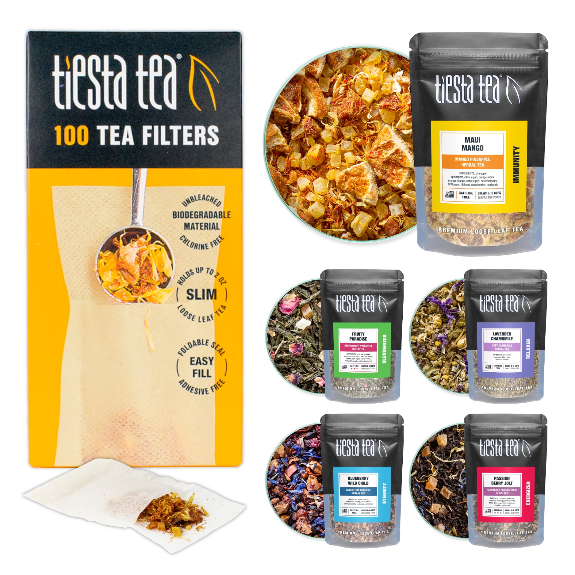 Tiesta Tea - Loose Leaf Starter Kit, Premium Starter Kit Sampler, High ...