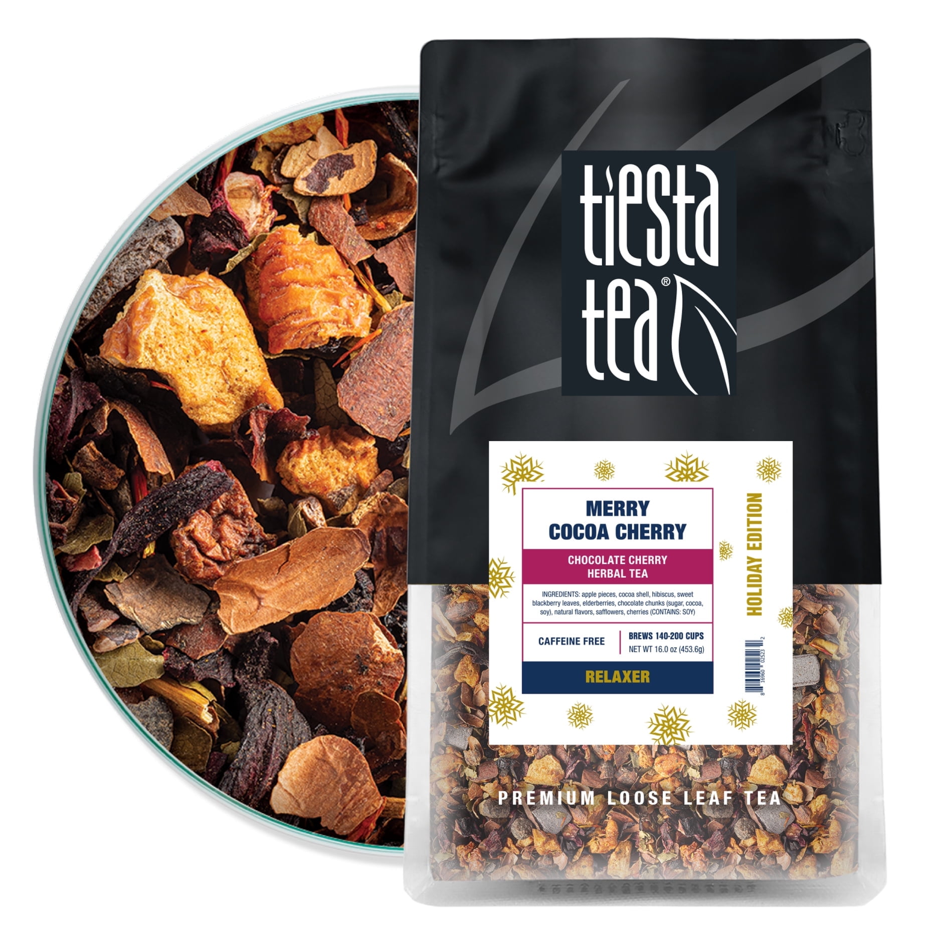 Tiesta Tea - Merry Cocoa Cherry, Chocolate Cherry Herbal Tea, Premium ...