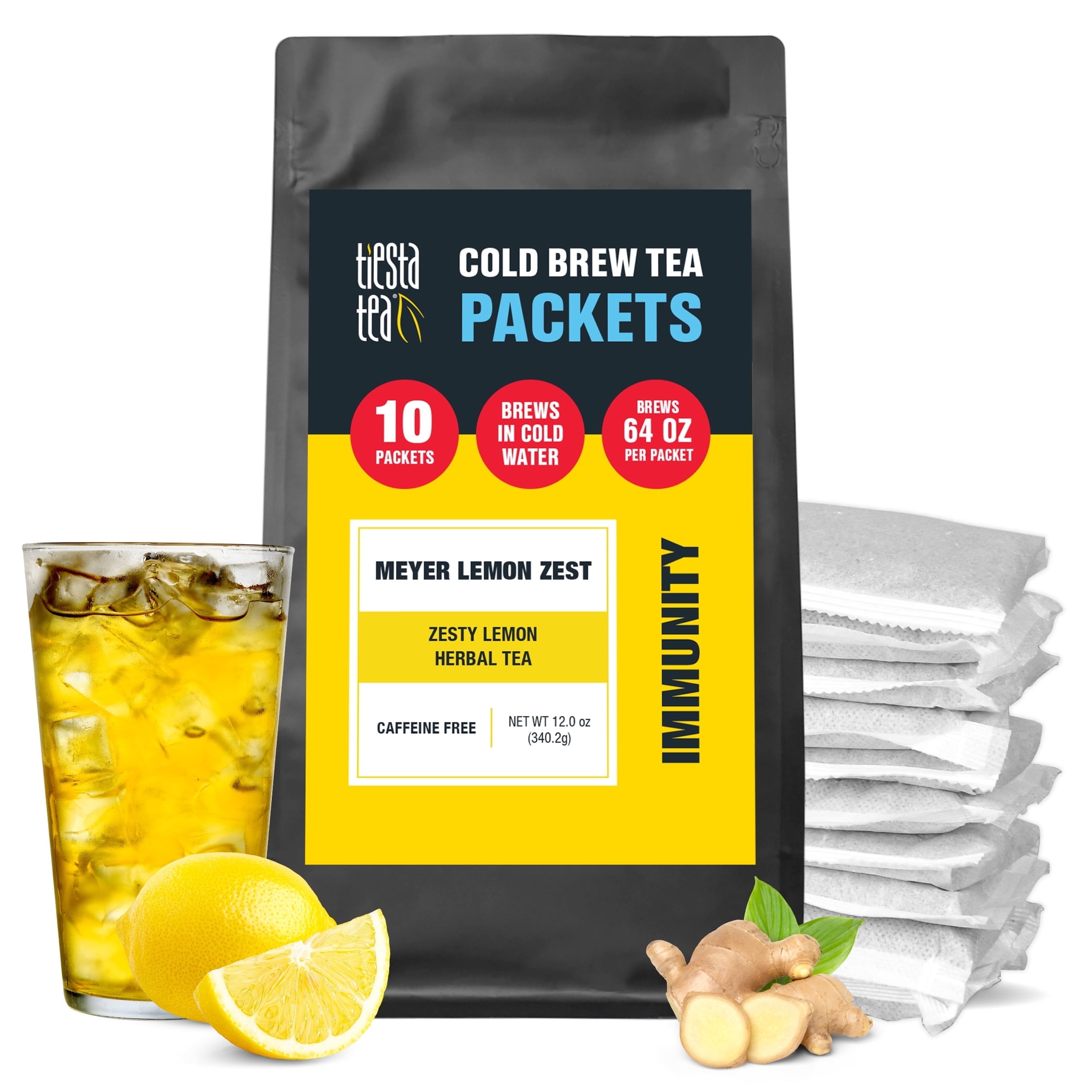 Tiesta Tea - Meyer Lemon Zest Cold Brew, Loose Leaf Iced Tea Blend, Non ...