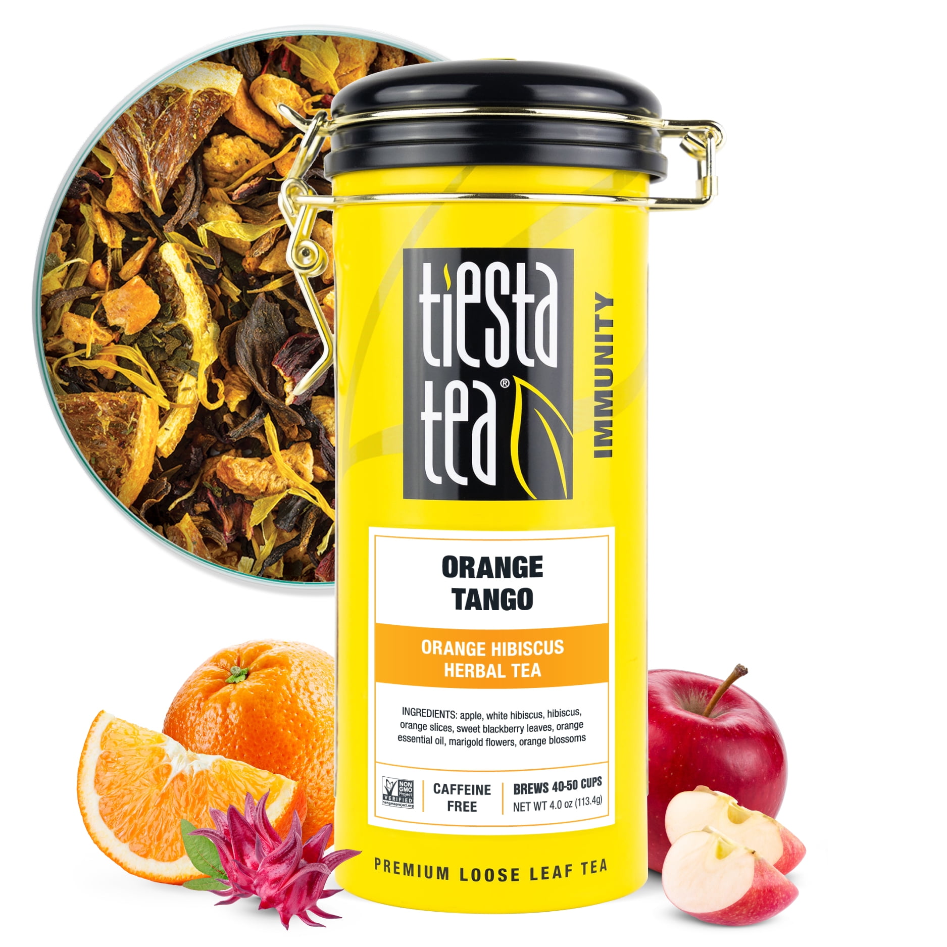 Tiesta Tea - Orange Tango, Immunity Loose Leaf tea, Orange Hibiscus ...