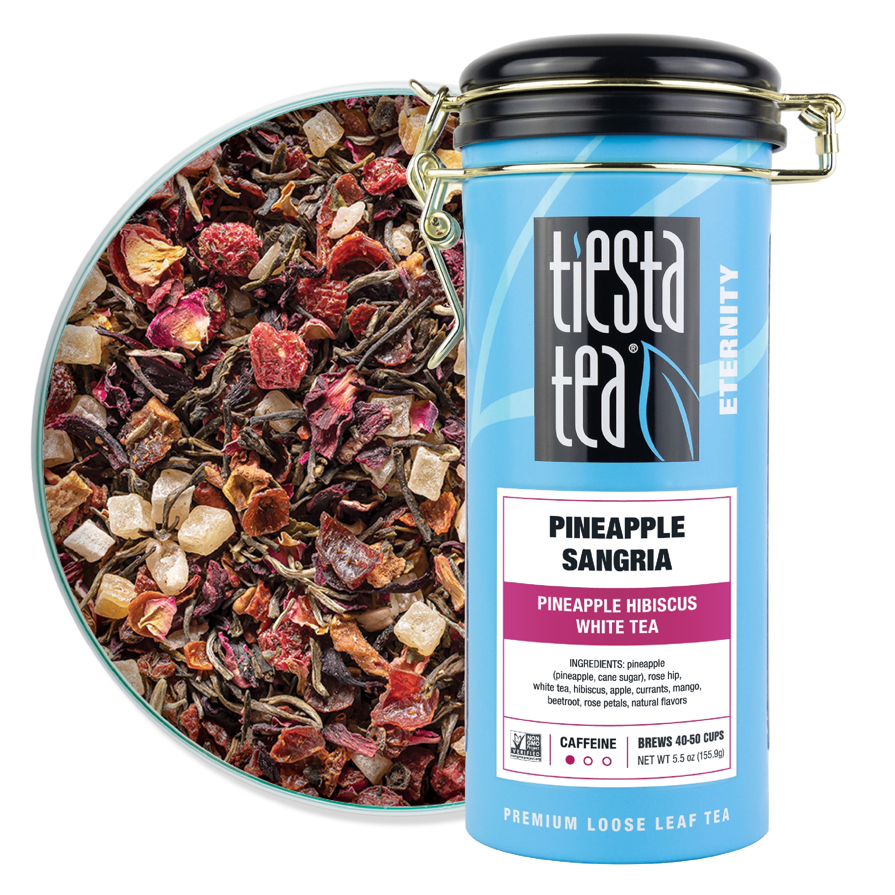 Tiesta Tea - Pineapple Sangria, Pineapple Hibiscus White Tea, Low ...
