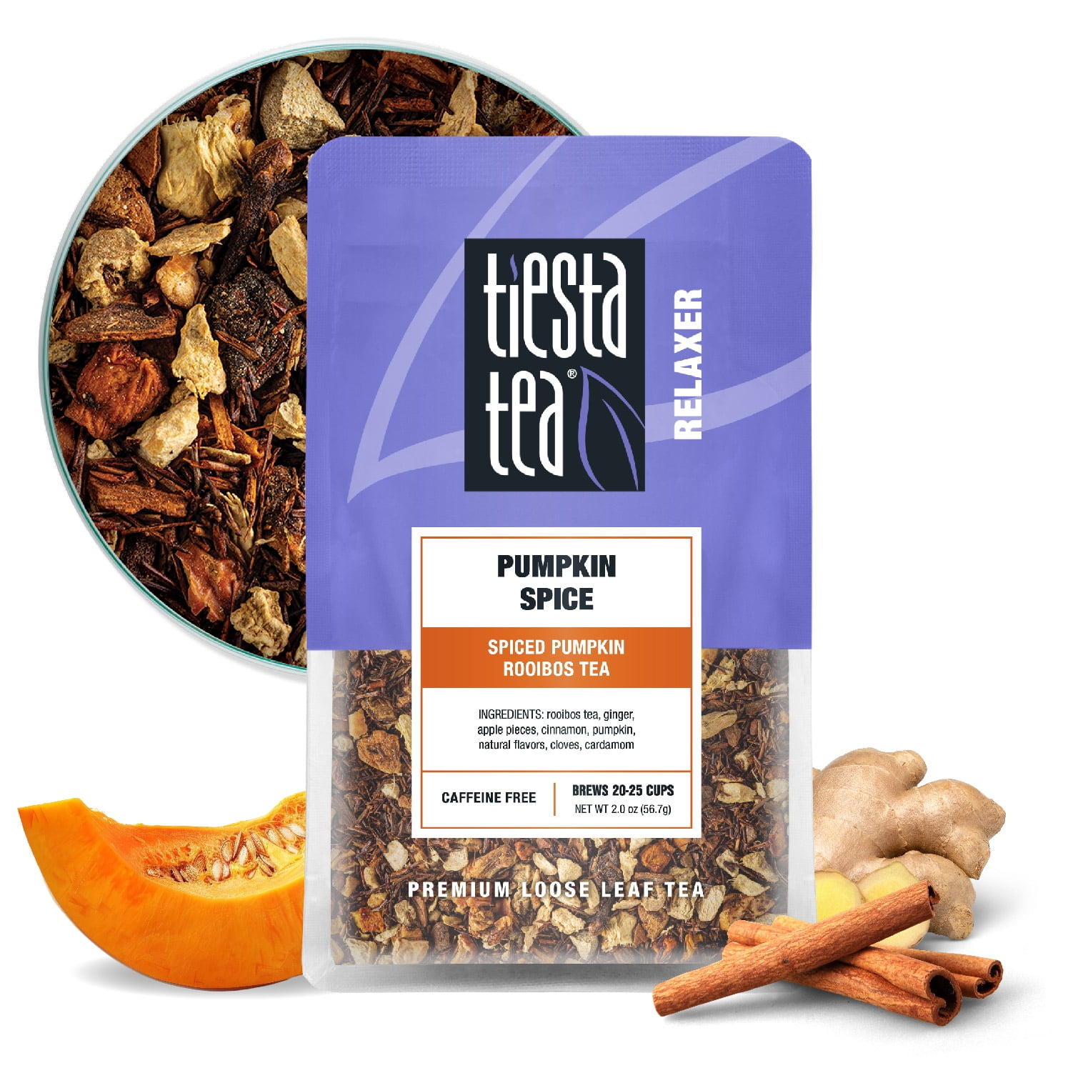 Tiesta Tea - Pumpkin Spice Rooibos Tea, Premium Loose Leaf Tea Blend ...