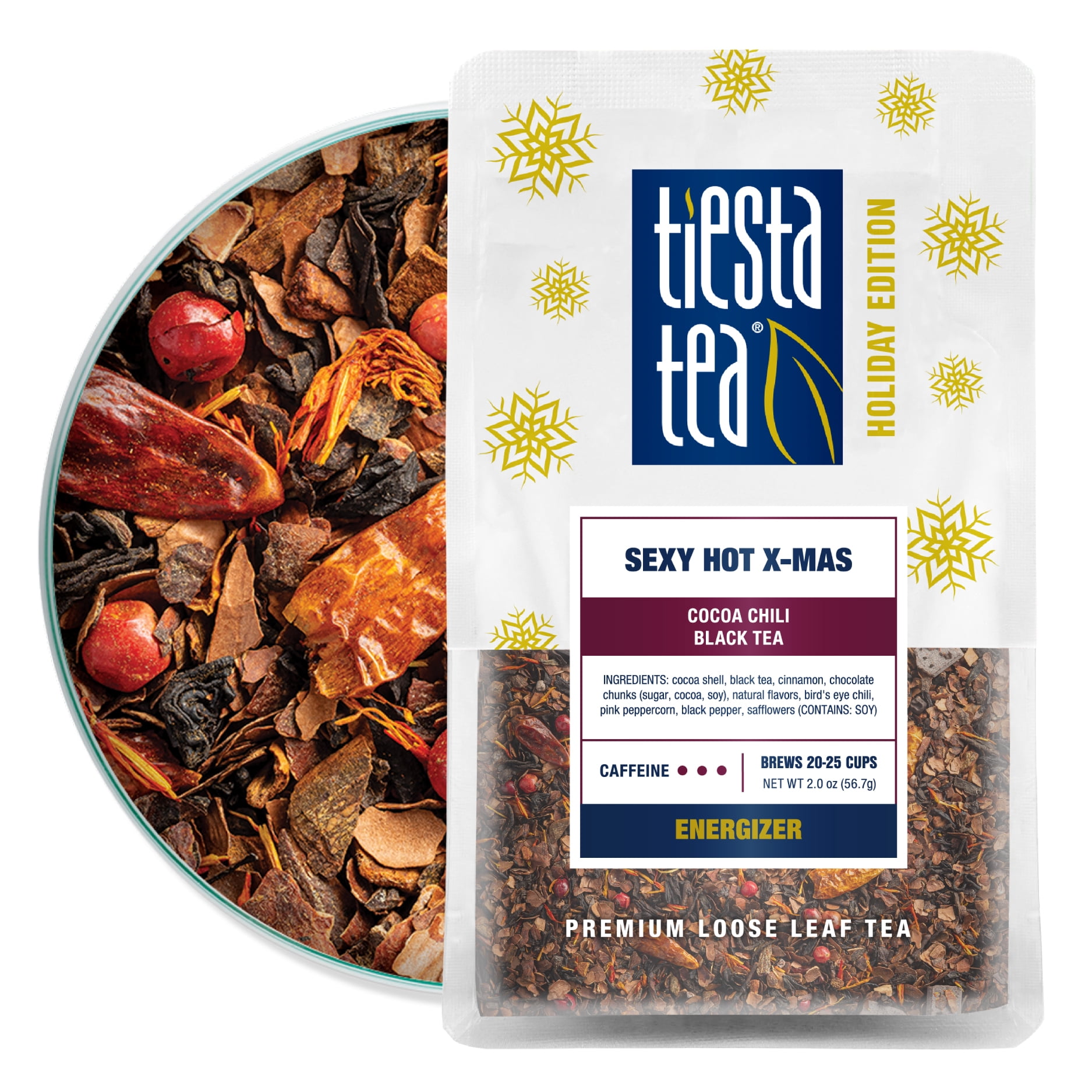 Tiesta Tea - Sexy Hot Christmas Tea, Energizer Loose Leaf Tea Blend ...