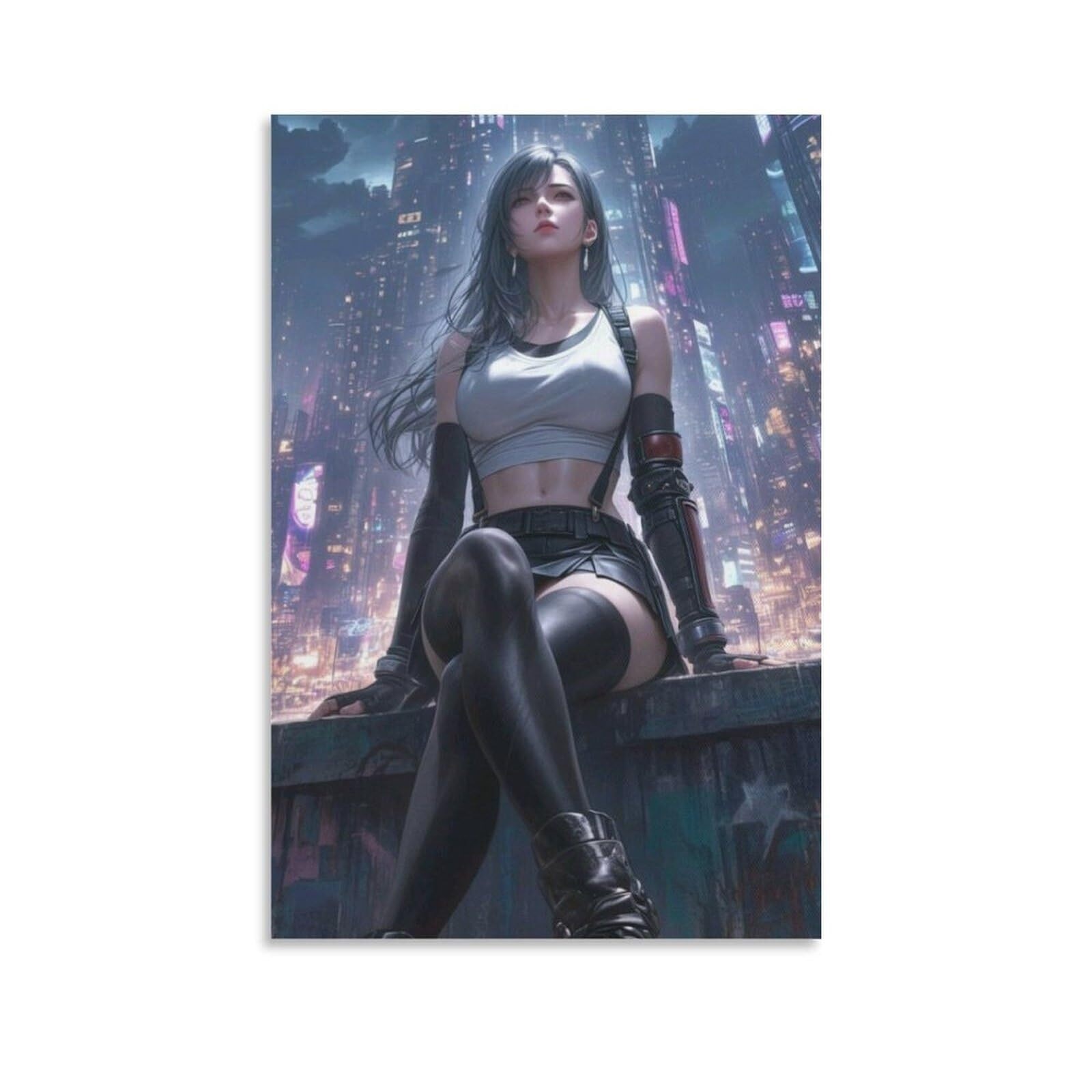 Tifa Lockhart Poster Art Wallpaper (21) Print Photo Art Painting Canvas ...