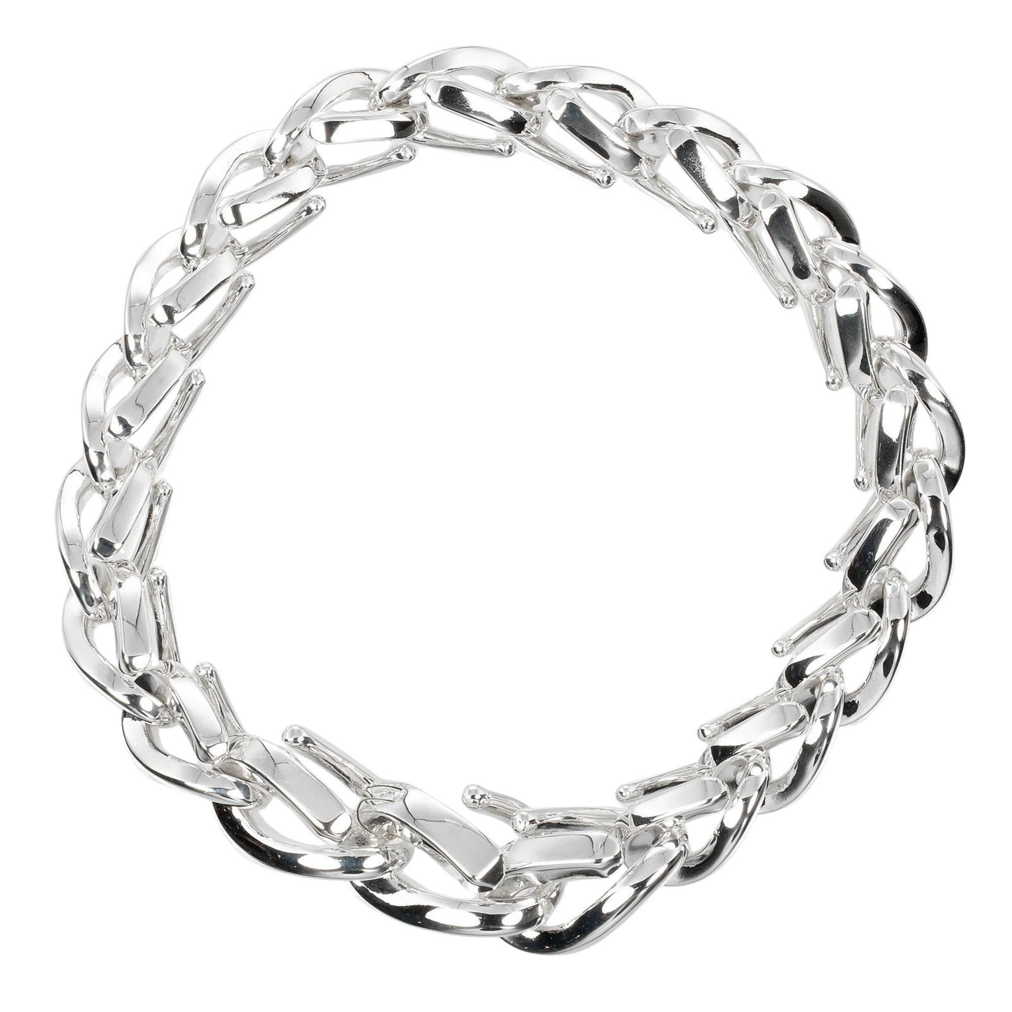 Pre-Owned Tiffany & Co. Forged Medium Link Bracelet, 16.8cm wrist size ...