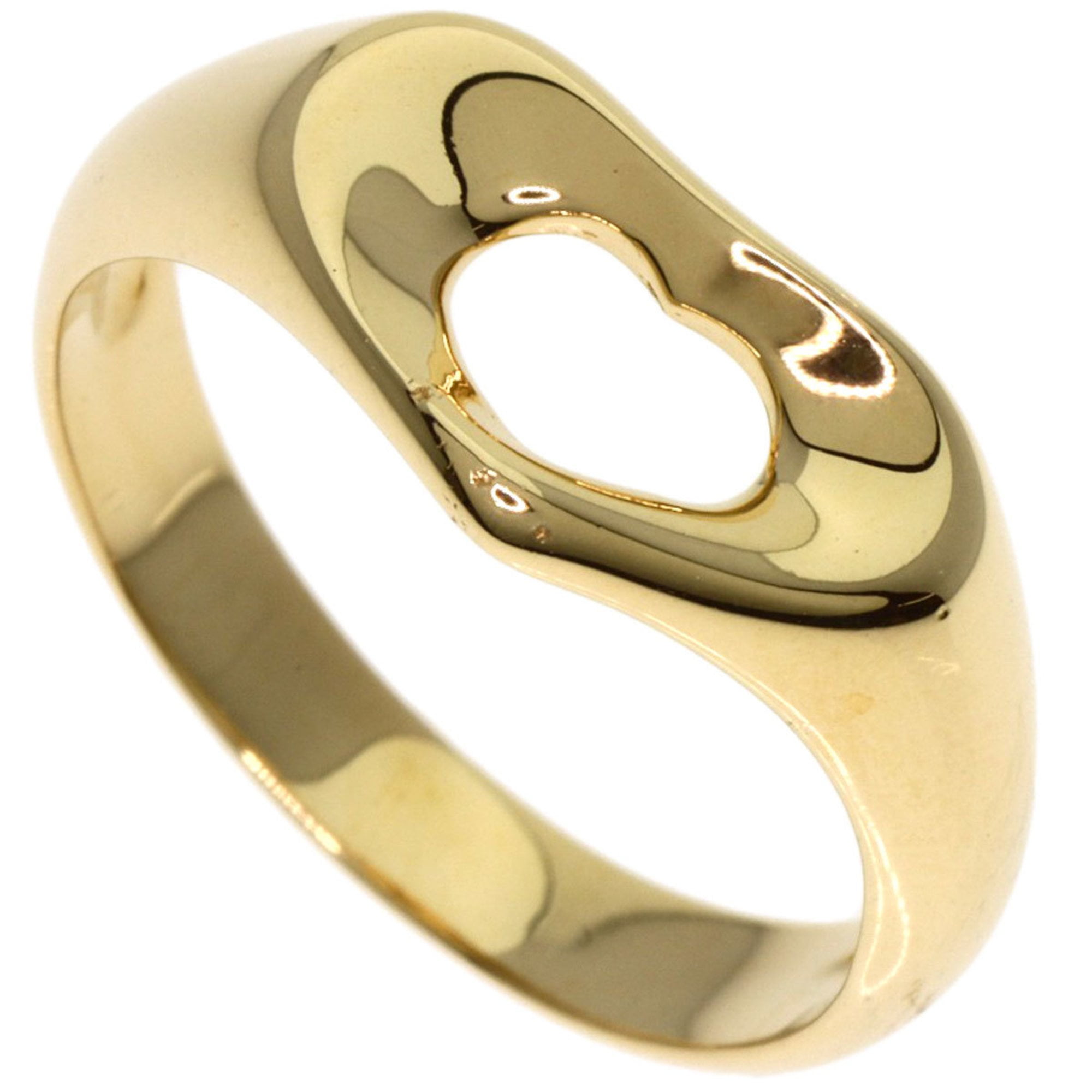 Pre-Owned Tiffany & Co. Heart Ring, 18K Yellow Gold, Women's, TIFFANY ...