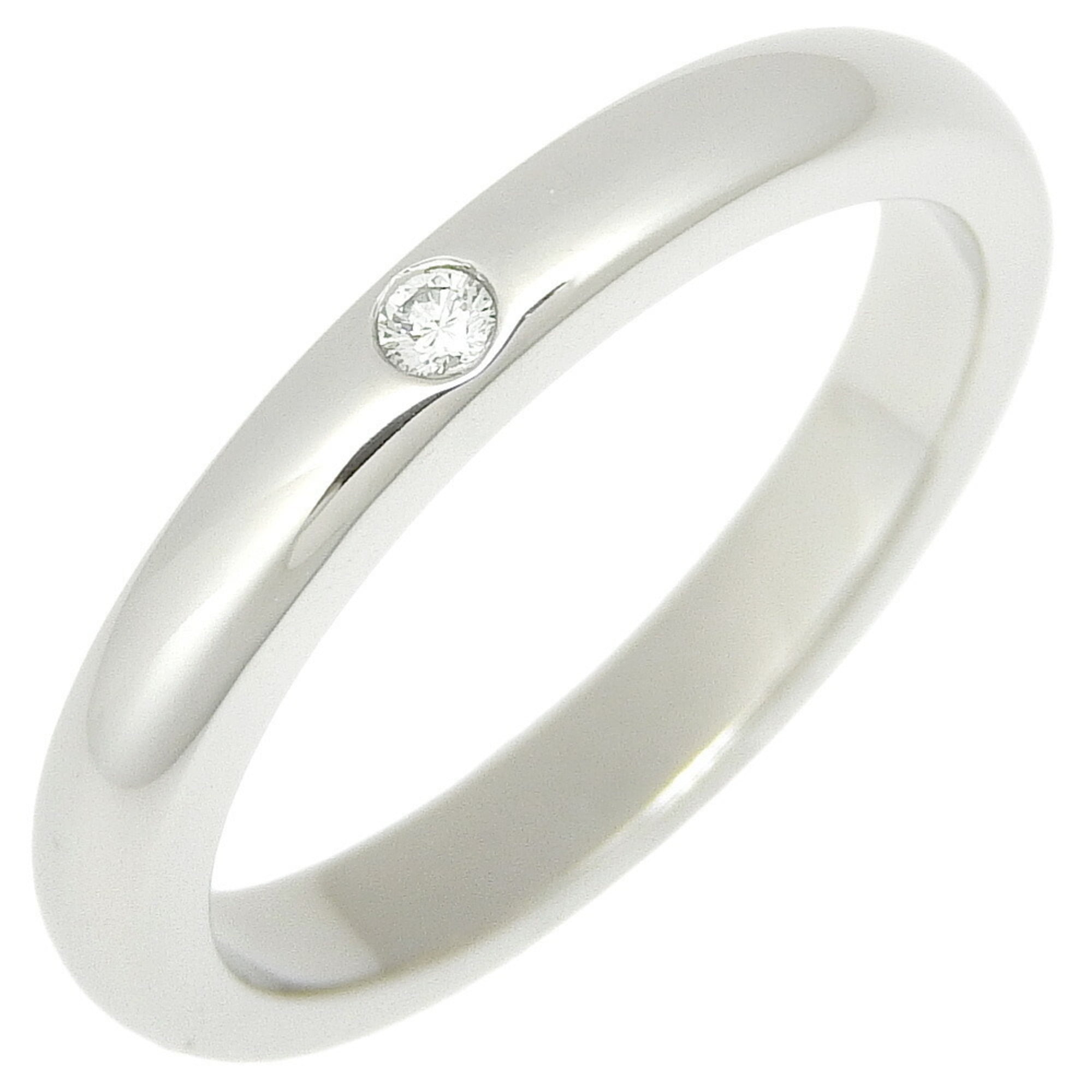 Pre-Owned Tiffany & Co. Stacking Band Ring Size 9 Elsa Peretti Pt950 ...