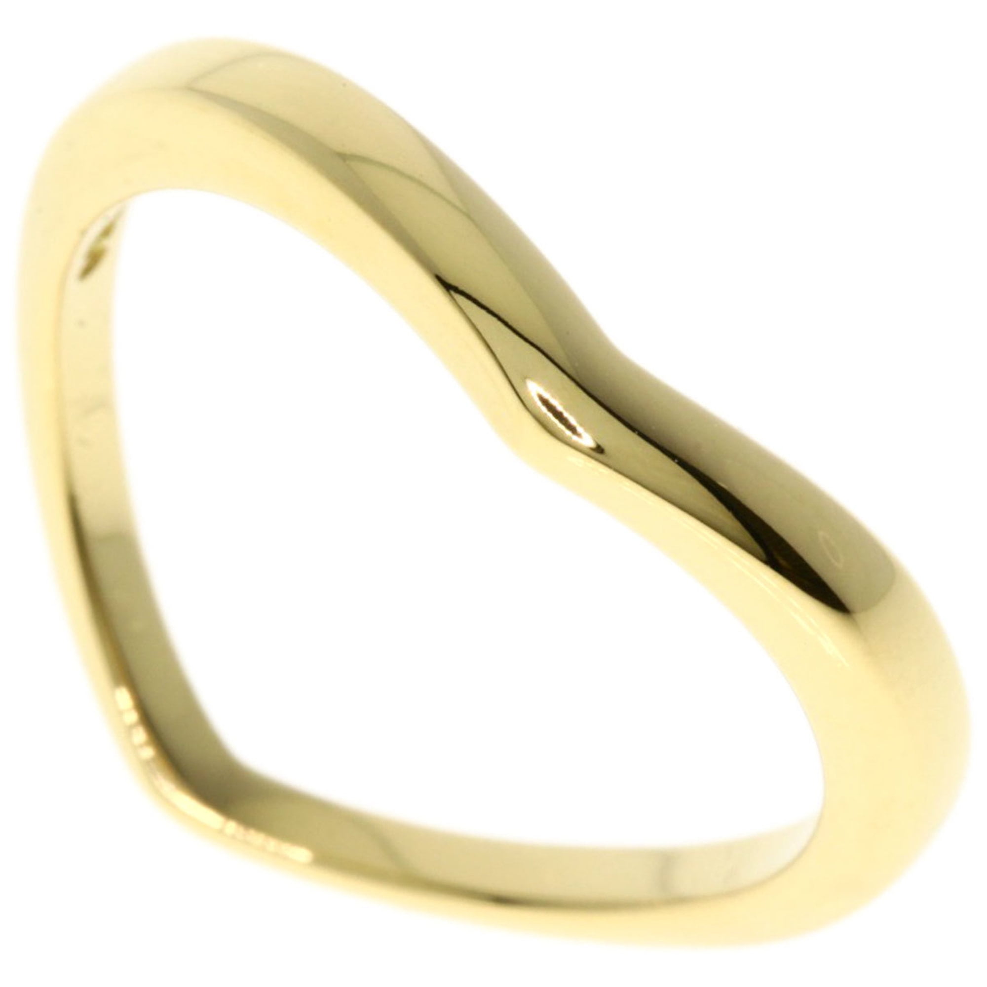 Pre-Owned Tiffany & Co. V-Band Ring, 18K Yellow Gold, Women's, TIFFANY ...