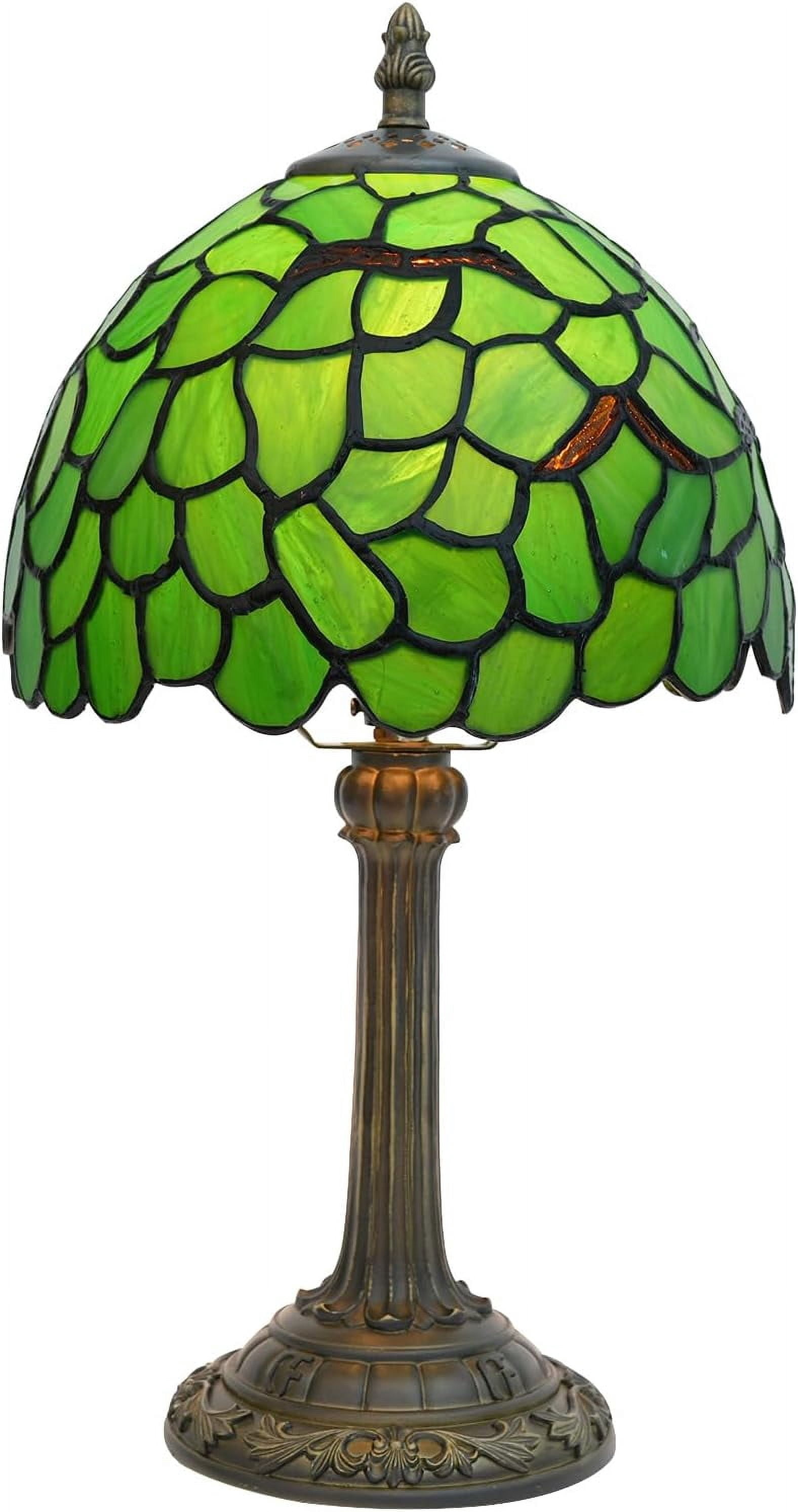 Tiffany Lamp Stained Glass Table Lamp 8X8X14 Inches Desk Reading Light ...