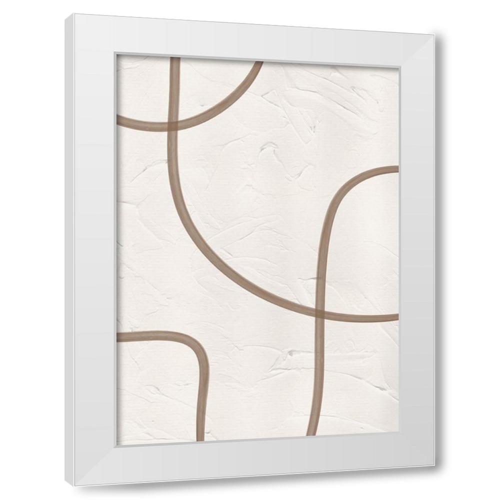 Tiffany Ratcliffe 4x14 White Modern Wood Framed Wall Art Titled - Entwine - Walmart.com