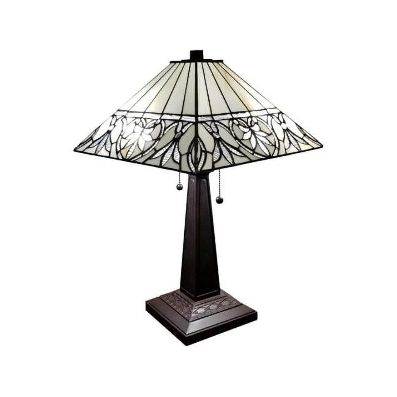 Tiffany Style 2 Light Mission Table Lamp - 23" Tall - Walmart.com