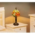 Tiffany Style Table Lamp,Sunflower Stained Glass Lamp,6 Inch Small ...