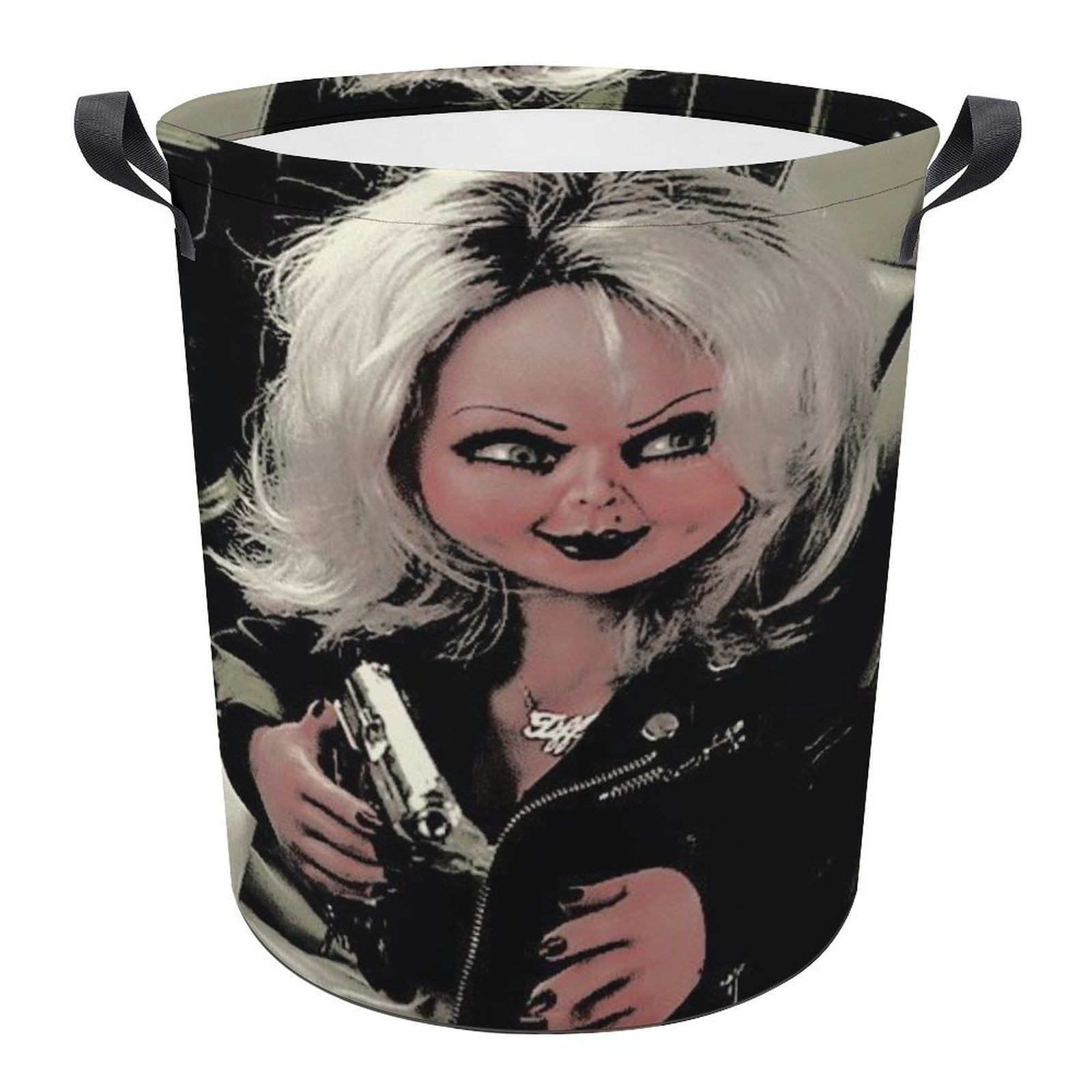 Tiffany-Valentine Laundry Hamper, Round Collapsible Hamper Laundry ...