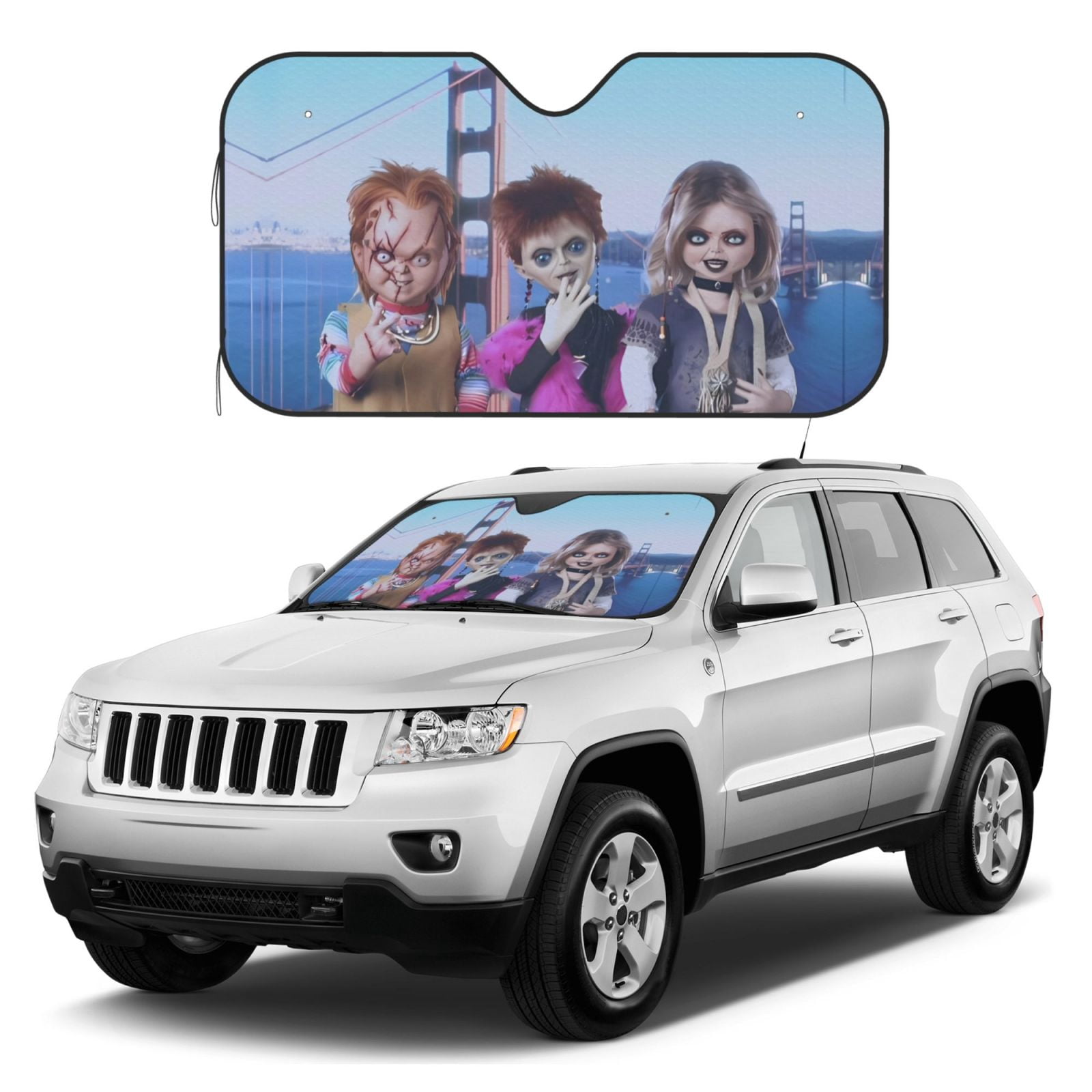 Tiffany-Valentine Sun Shade, Car Front Window Shades Sunshade, Cover ...