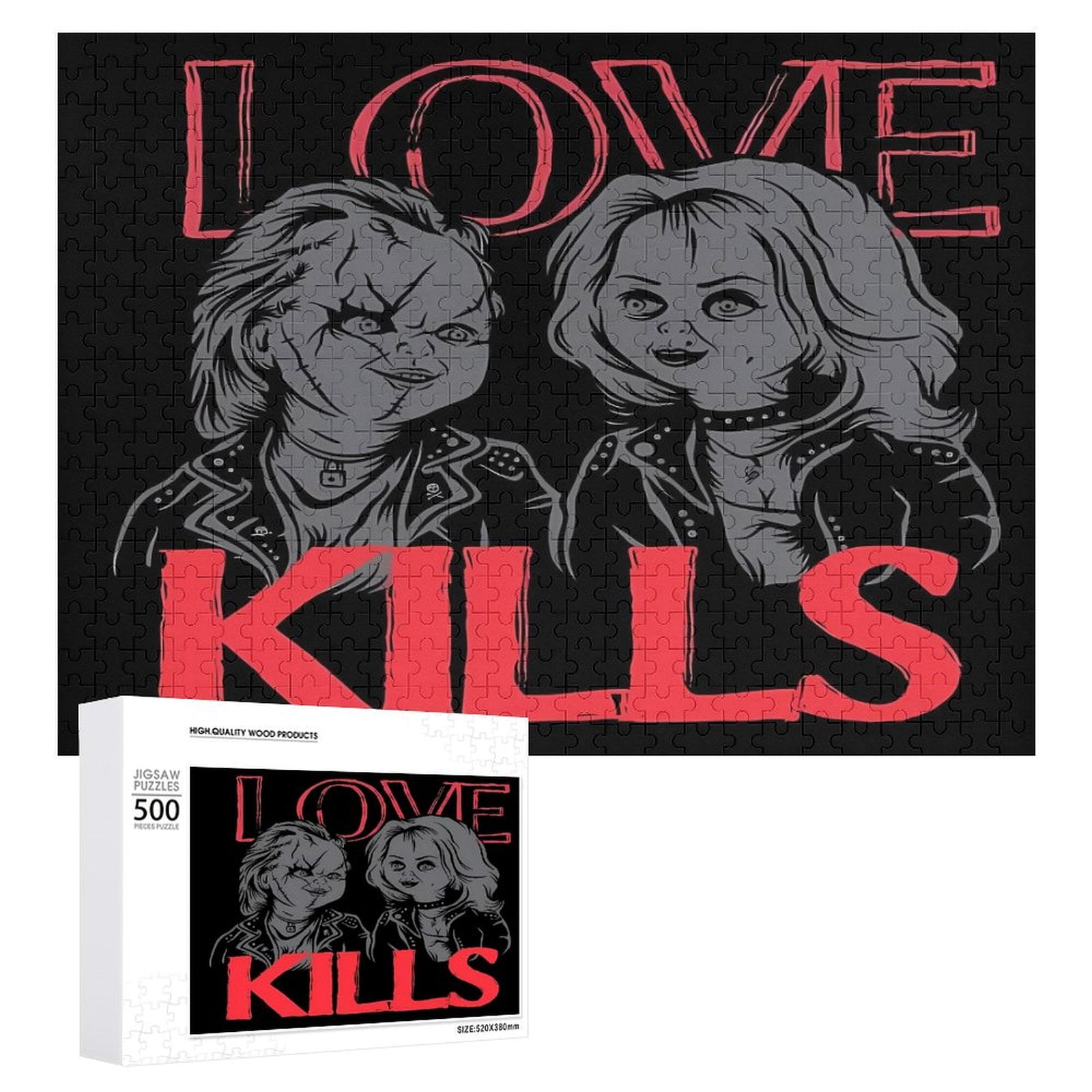 Tiffany Valentine Wooden Picture Puzzle-Eco-Friendly Wood, Educational ...