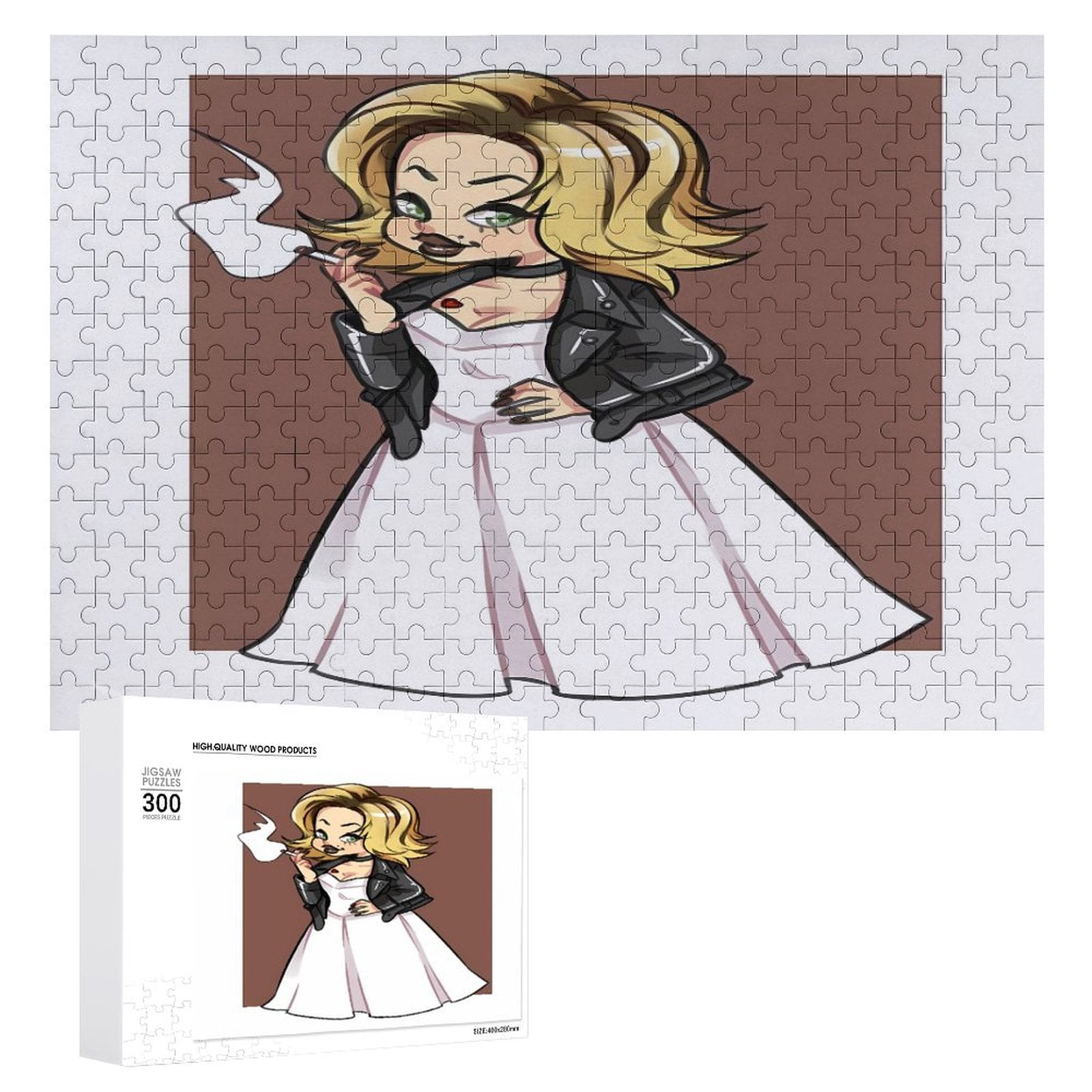 Tiffany Valentine Wooden Picture Puzzle-Eco-Friendly Wood, Educational ...