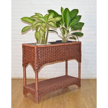 Veranda Resin Wicker Window Box Planter - Walmart.com