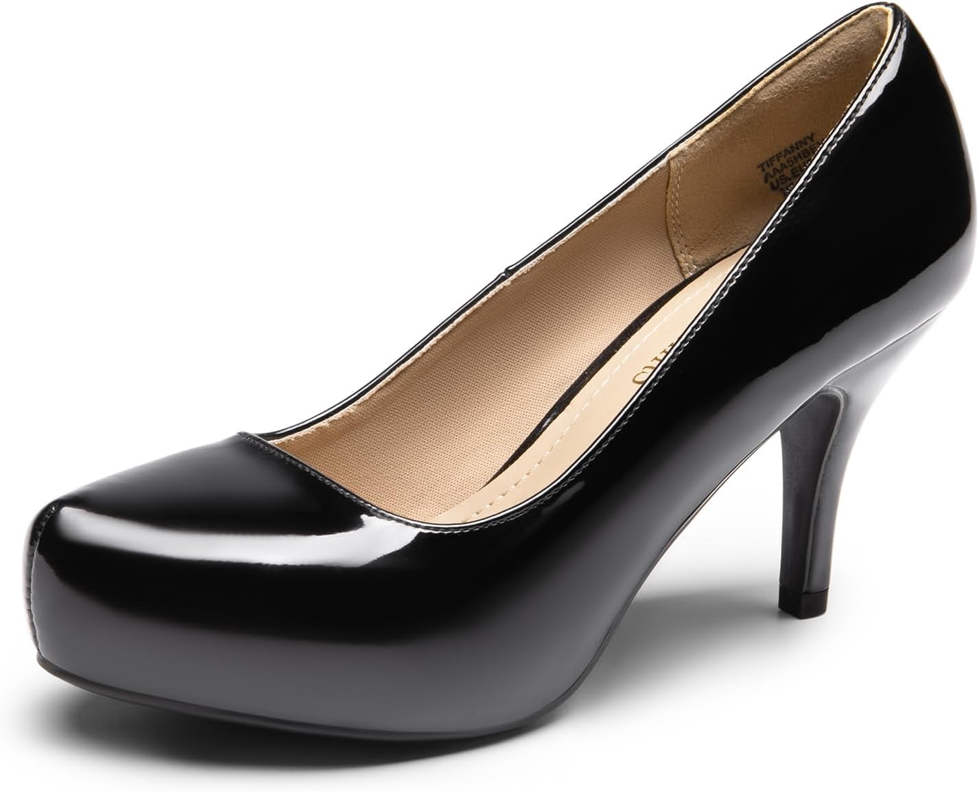 Tiffany Women's Classic Elegant Versatile Low Stiletto Heel Dress ...