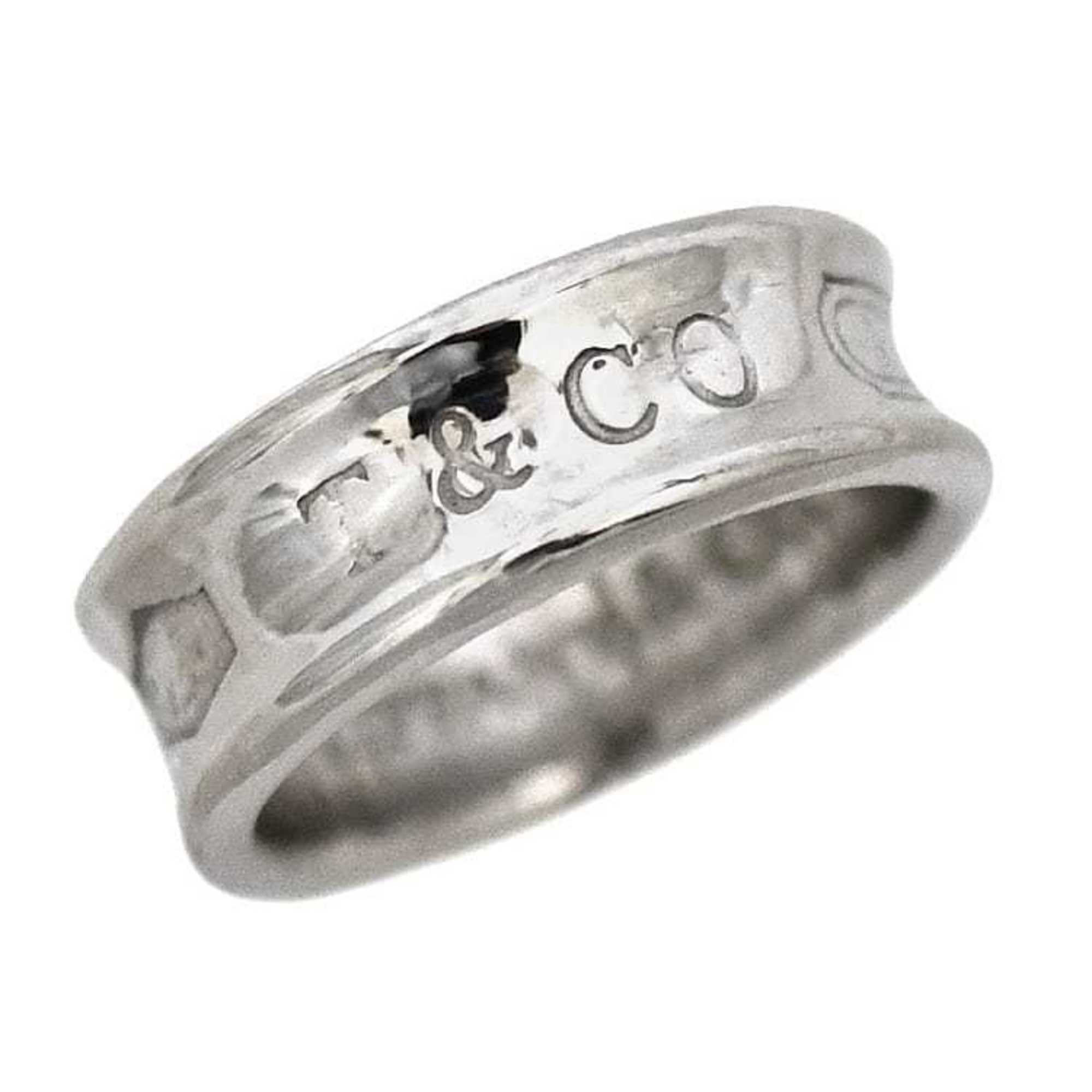 Pre-Owned Tiffany ring ec-21993 silver 1837 JP size 9 Ag 926 SILVER ...