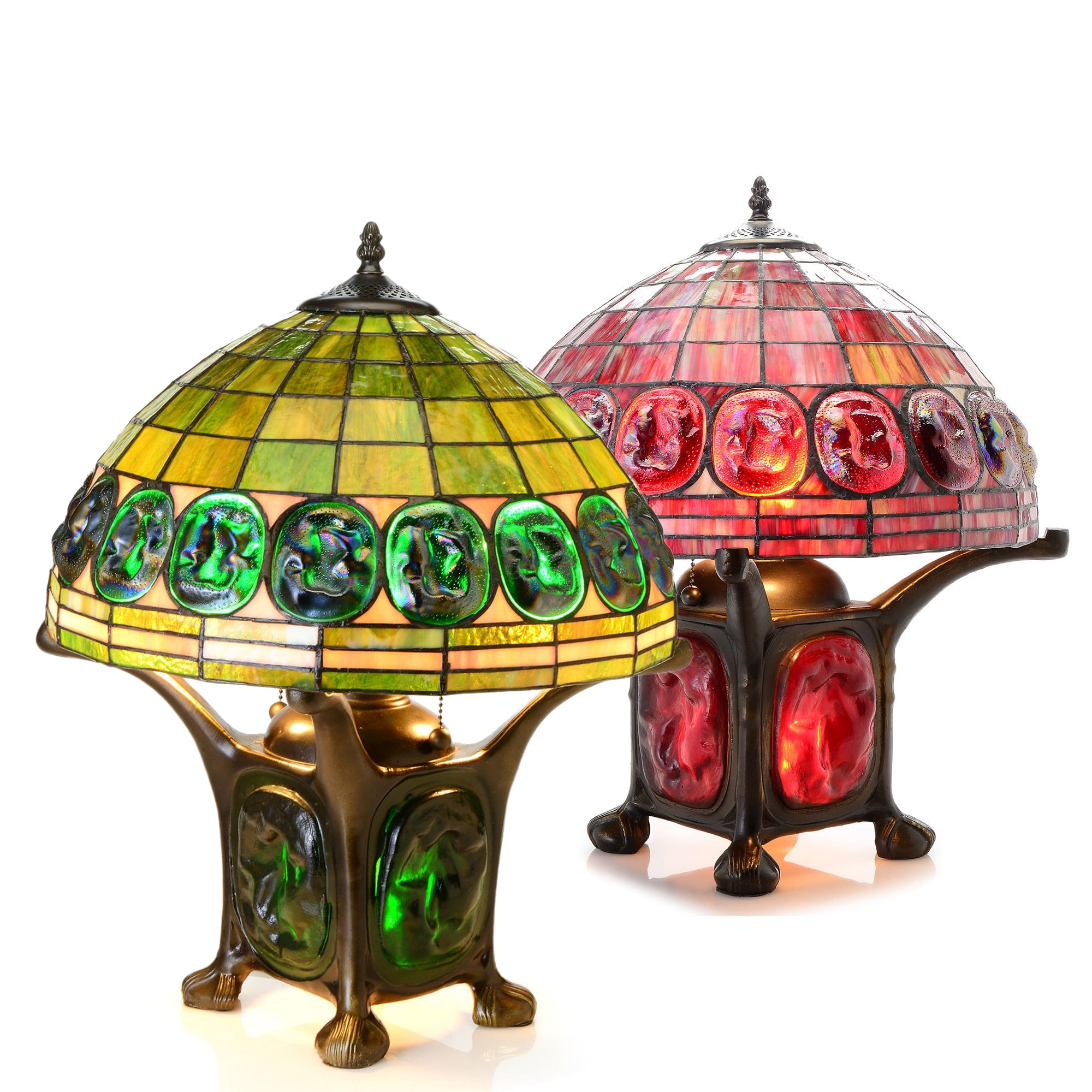 Tiffany-style Mika Turtleback Double-lit Table Lamp - Walmart.com